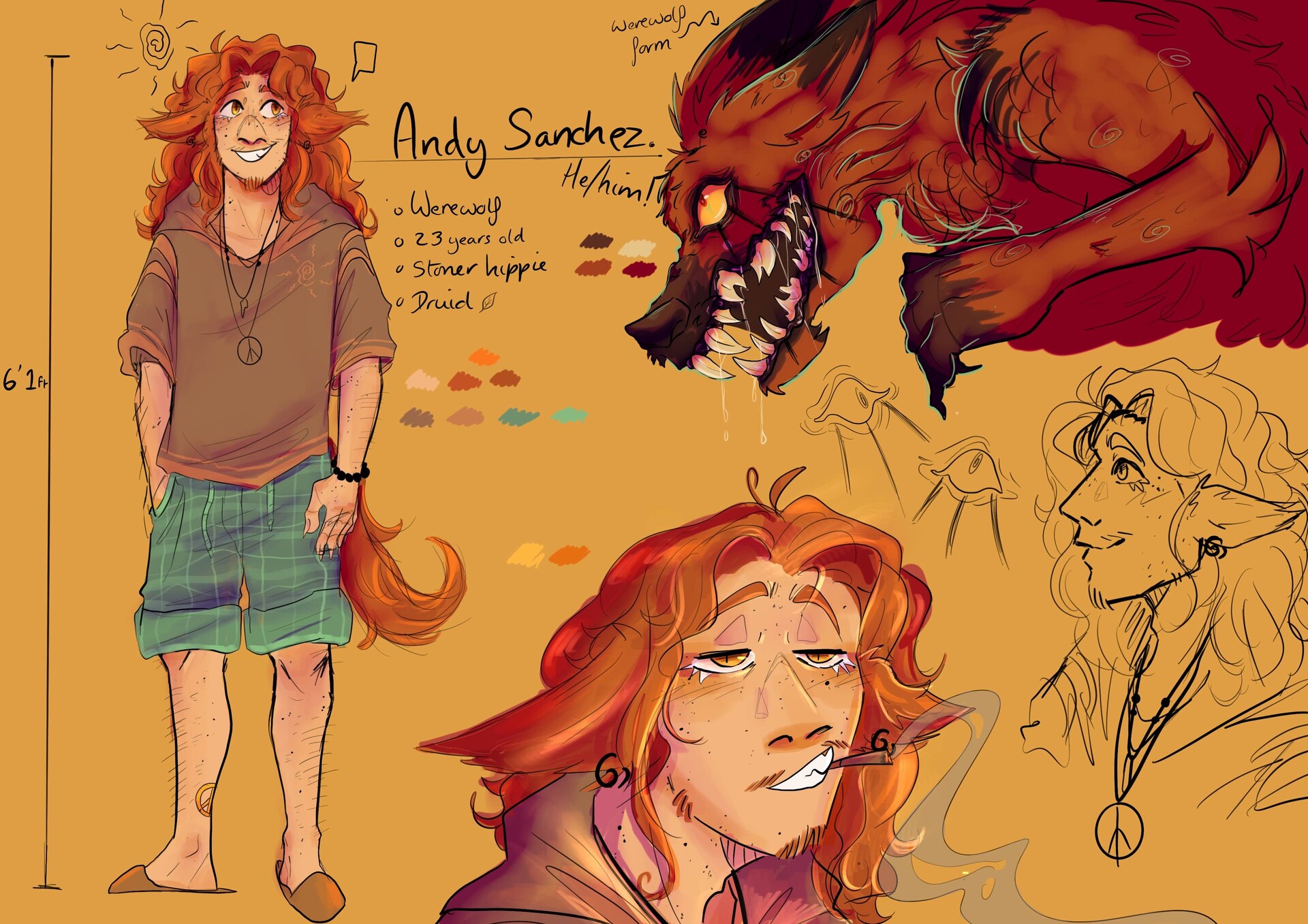 ArtStation - Andy Character Sheet