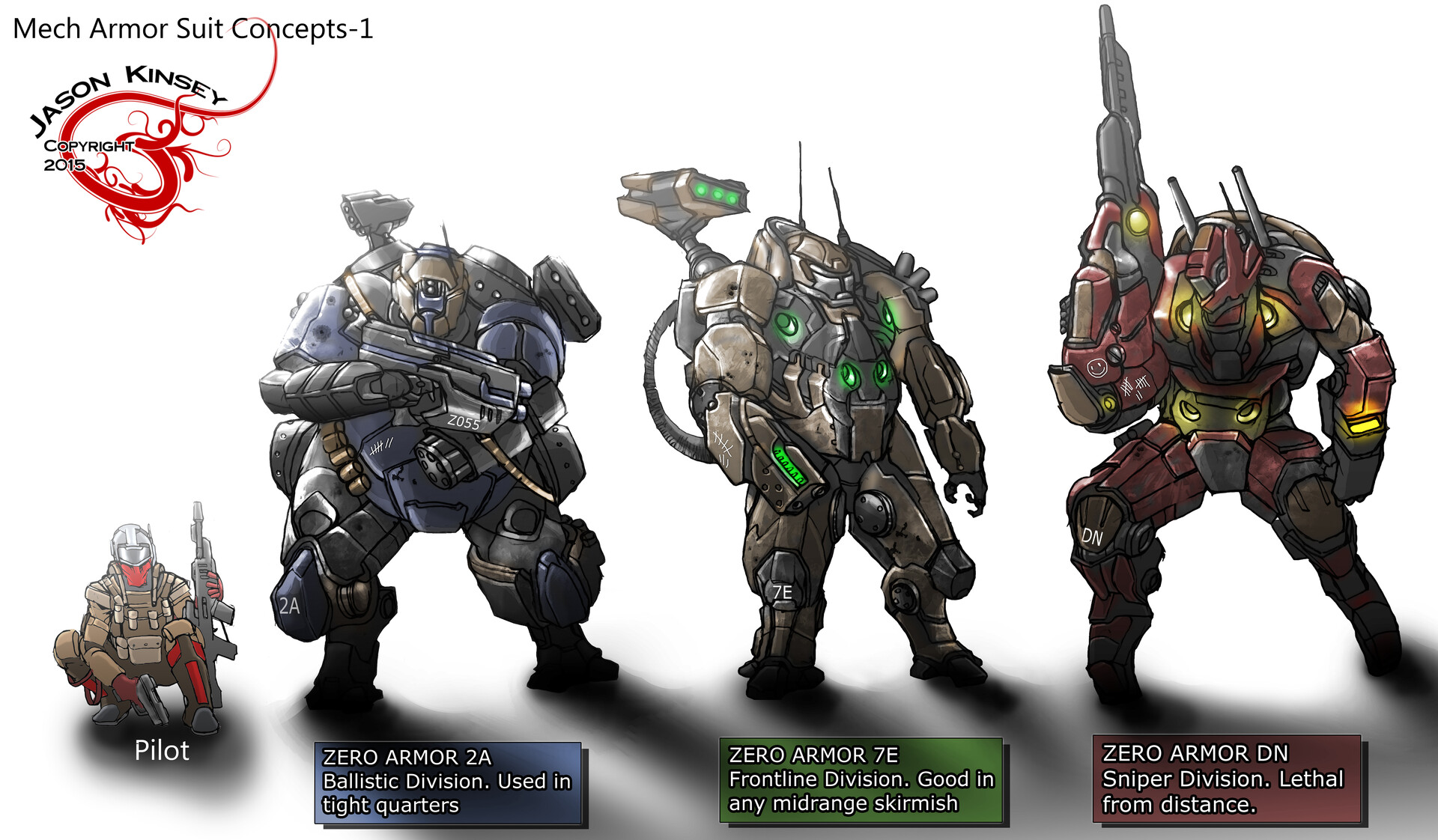 ArtStation - Mech Suit CONCEPTS