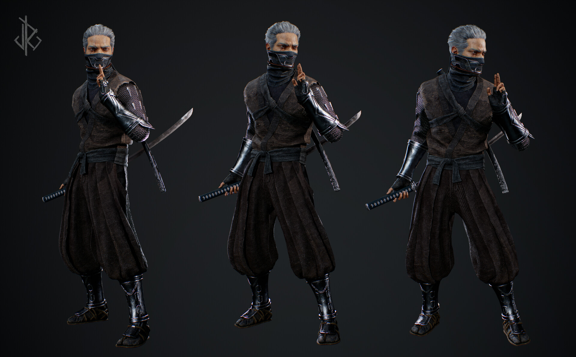 John Raven Gamo - Tenchu Remake - Rikimaru
