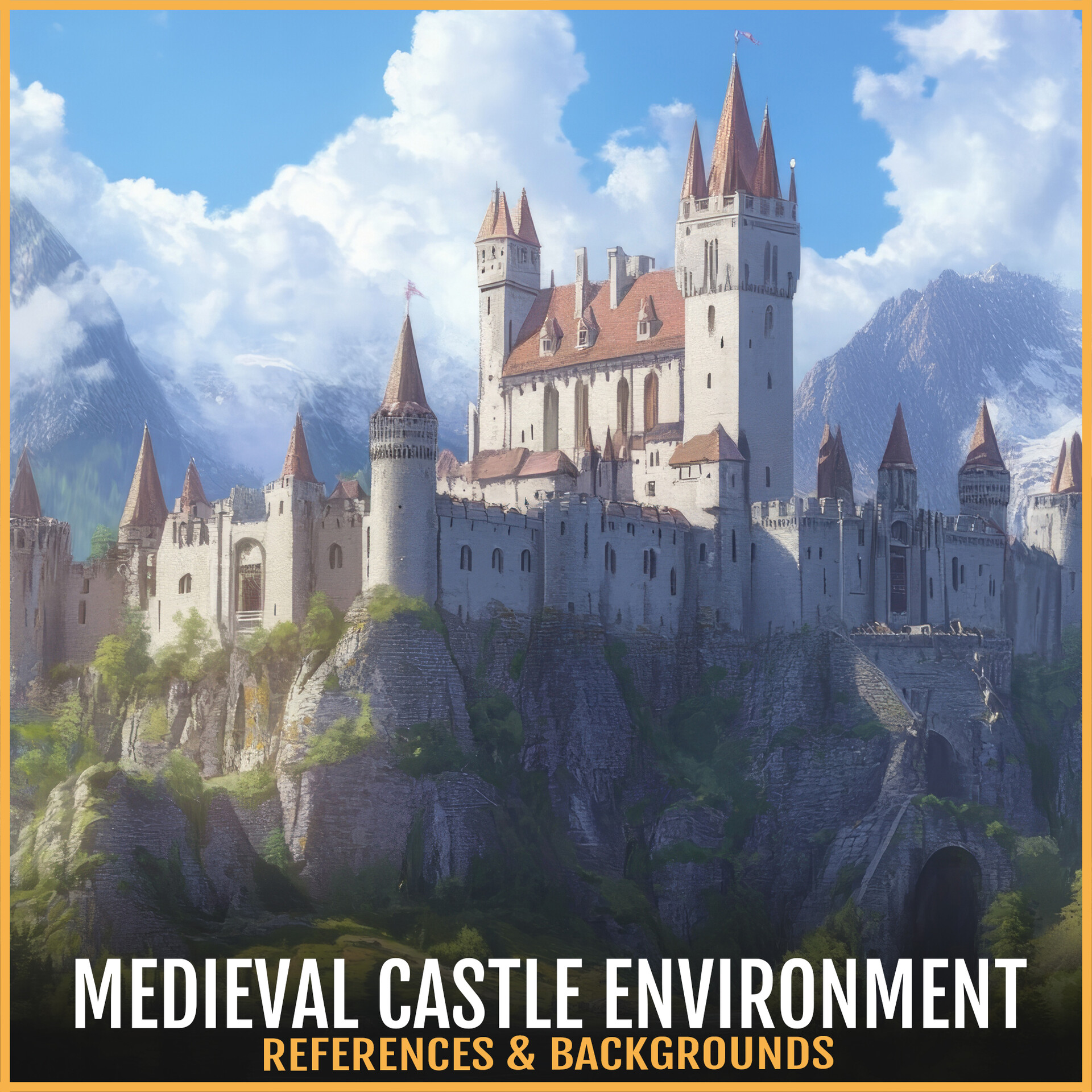 ArtStation - 505 MEDIEVAL CASTLE ENVIRONMENT