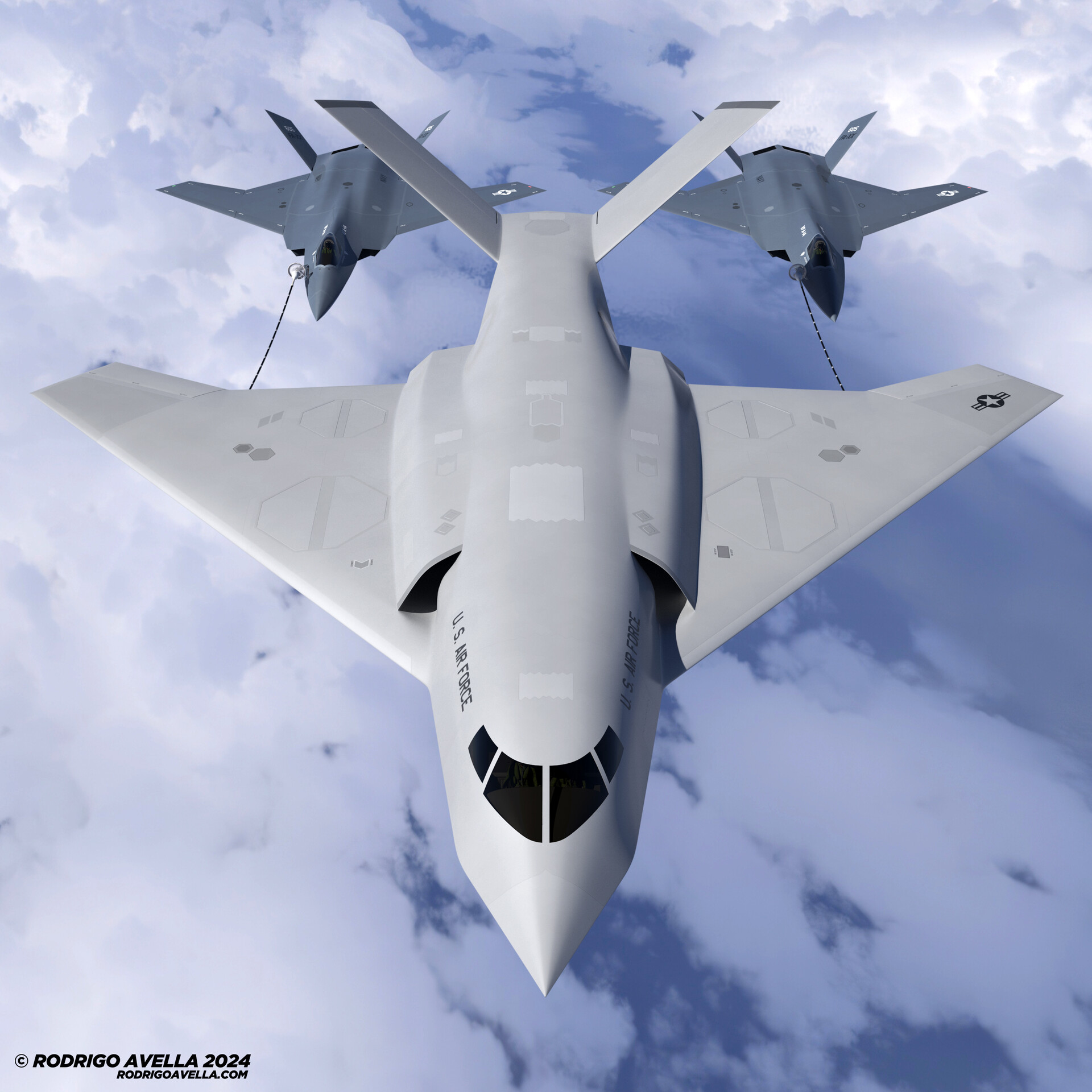 ArtStation - Next Generation Aerial Refueling System - NGAS