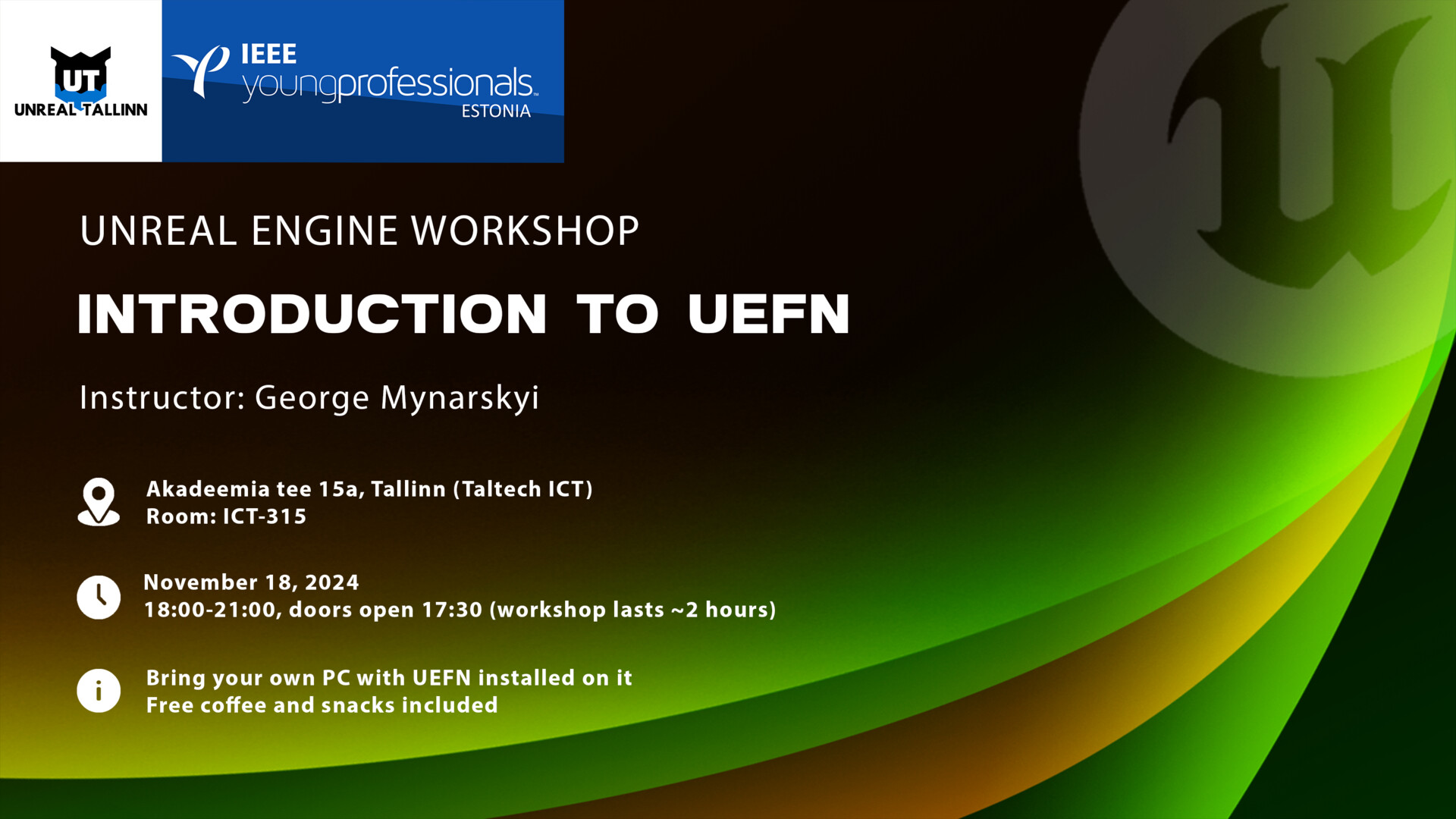 Kevin Otto Koit - 2024 Unreal Tallinn Workshop posters