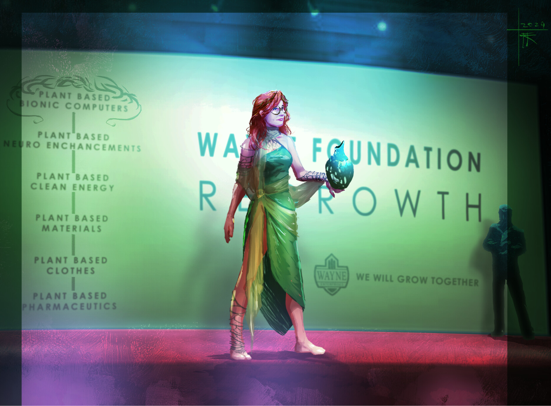 ArtStation - Pamela Isley CEO of Regrowth (Matt Reeves Batman-verse)