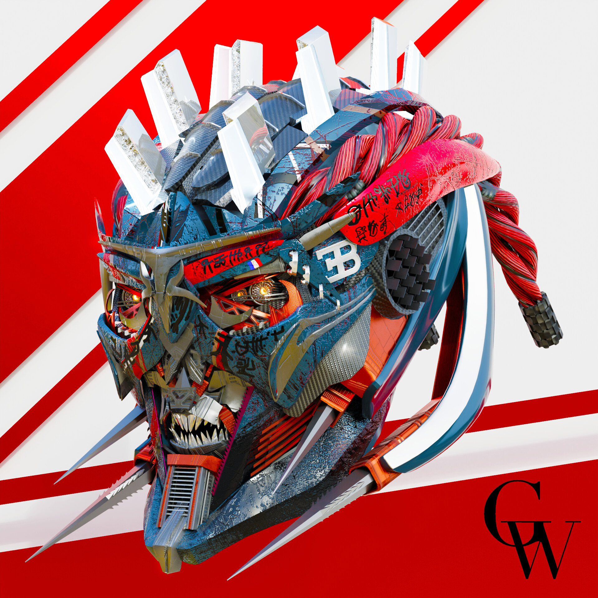ArtStation - Transformer Head Design