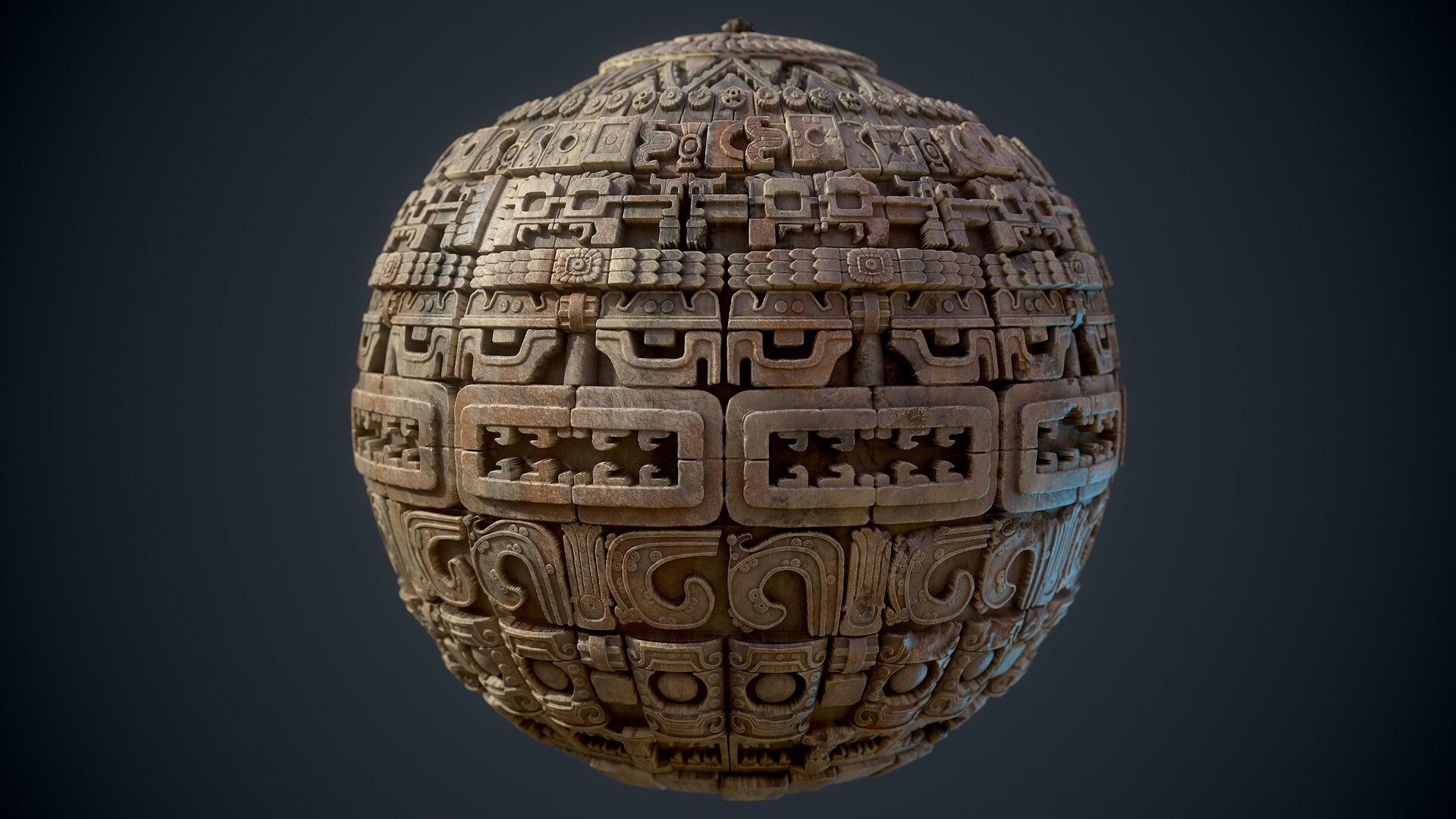 ArtStation - Mayan Pattern Trim Sheet texture