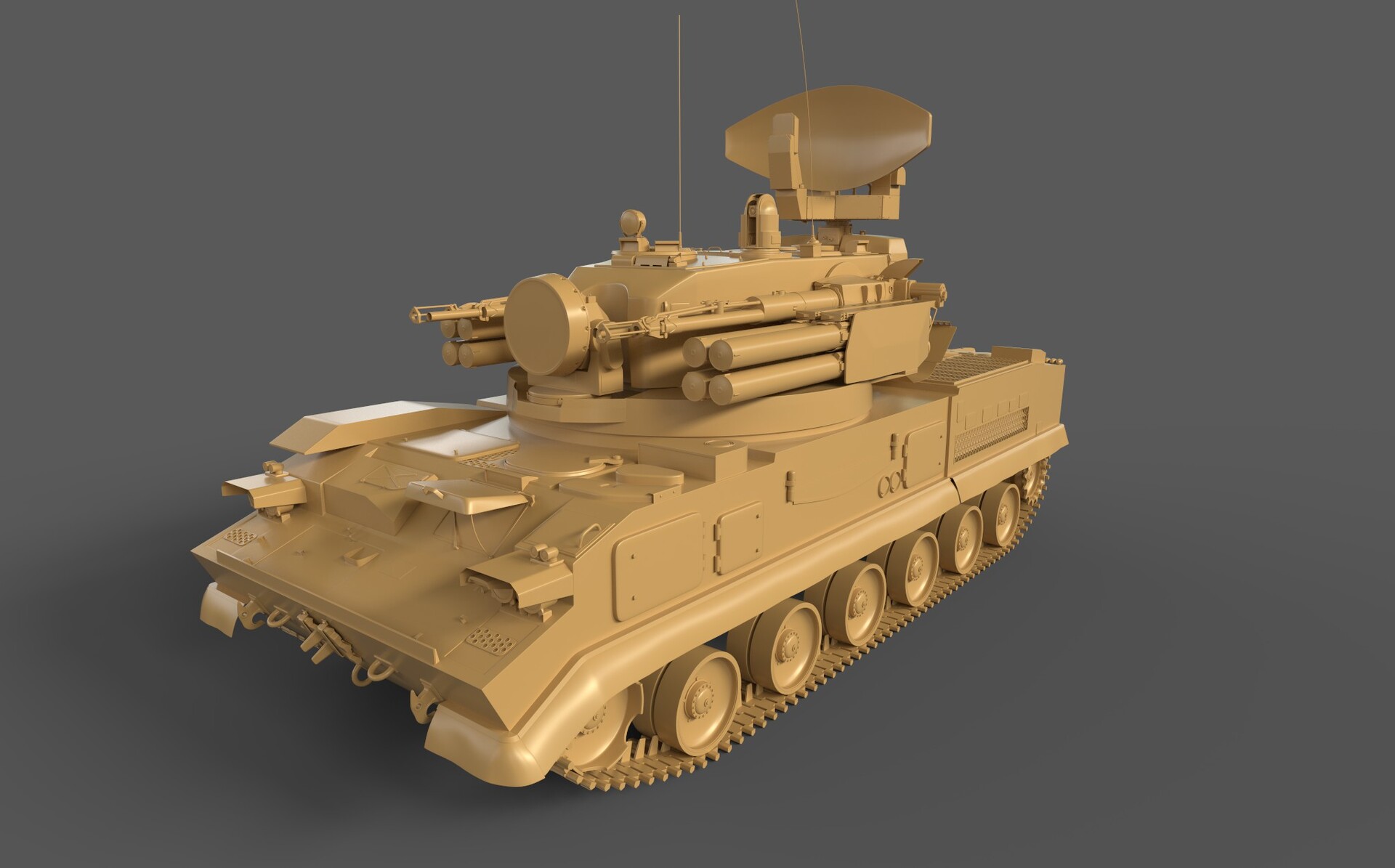 David Stewart - WIP SA-19 (2S6 / 2K22) Tunguska