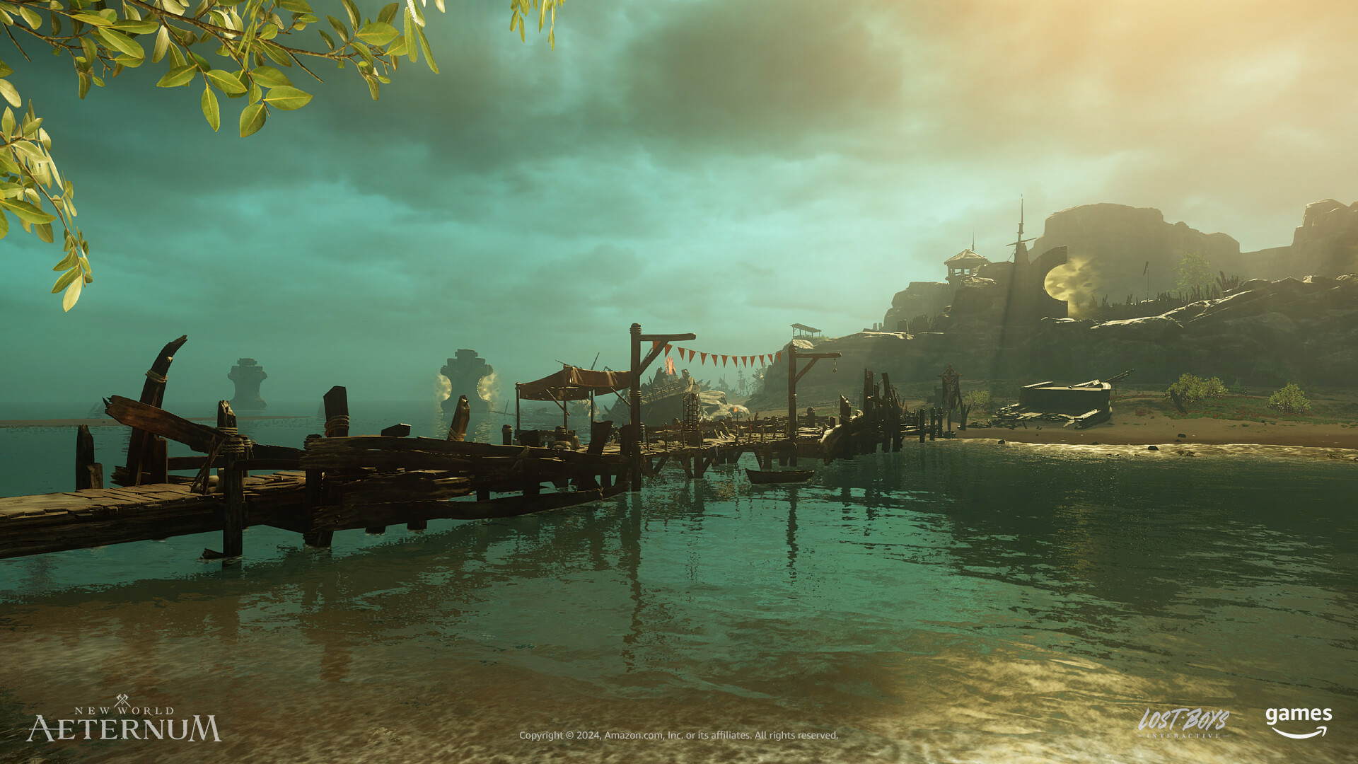 Corey Hill - New World Aeternum - Simple Pirate Bridge