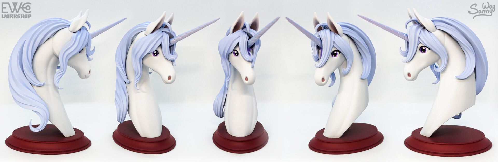 ArtStation - Unicorn bust. Photo