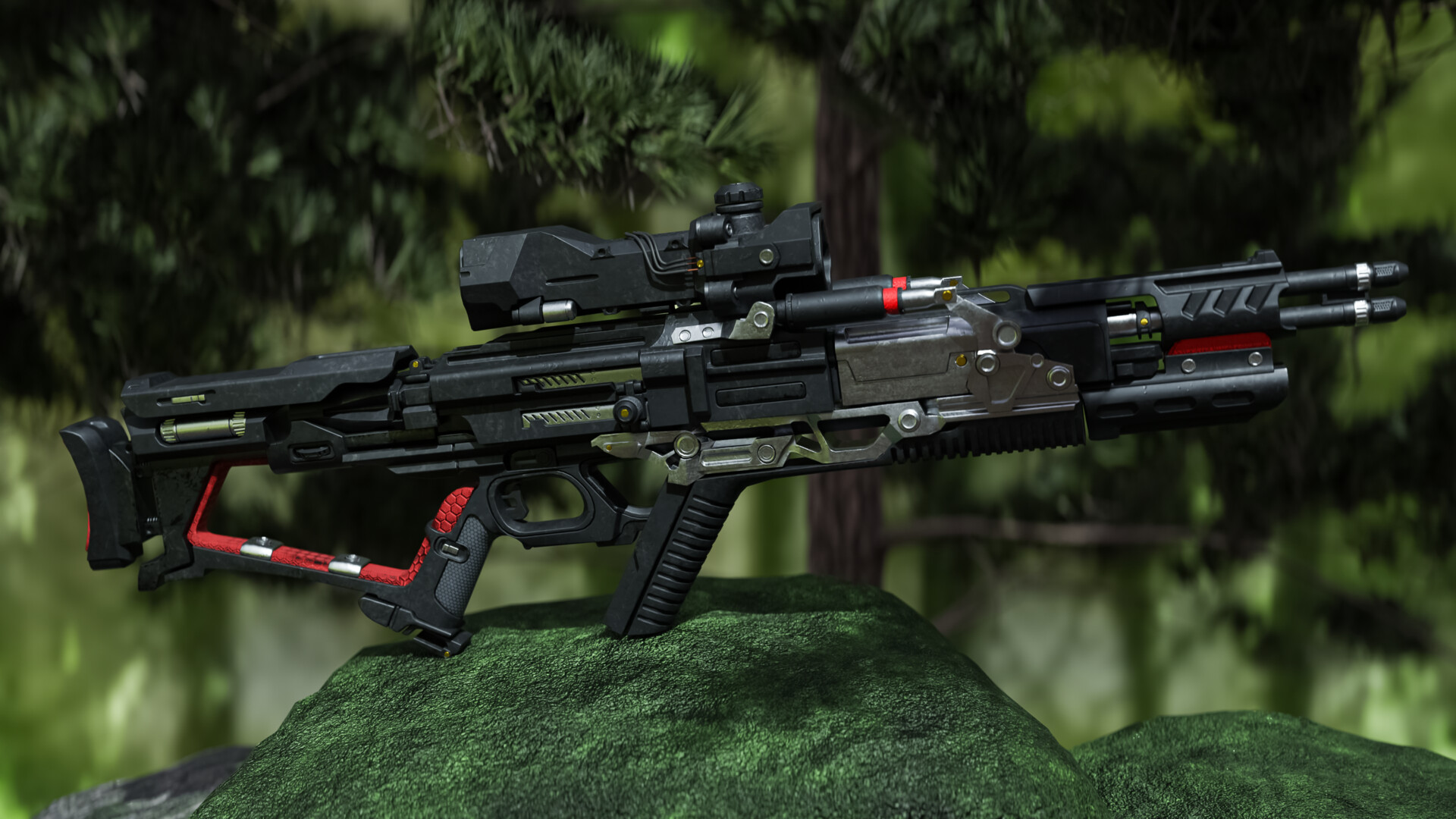 ArtStation - Scalpel Sniper Rifle