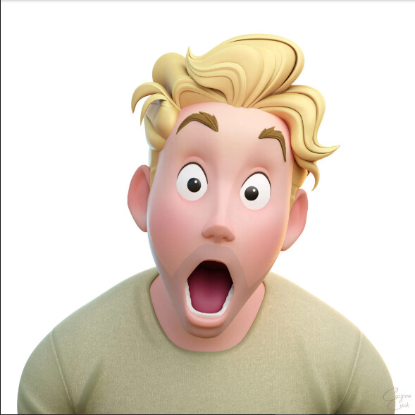 ArtStation - cartoon character