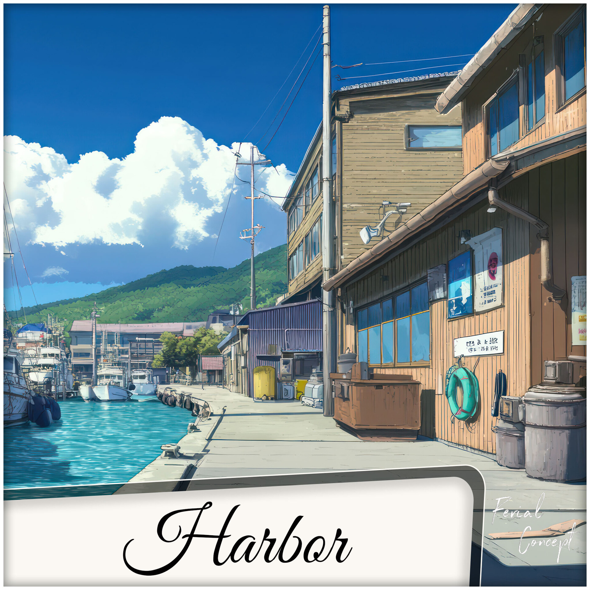 Ferial Concept - 🔹240 Harbor - Anime Concept Reference Image Pack v.104 ...
