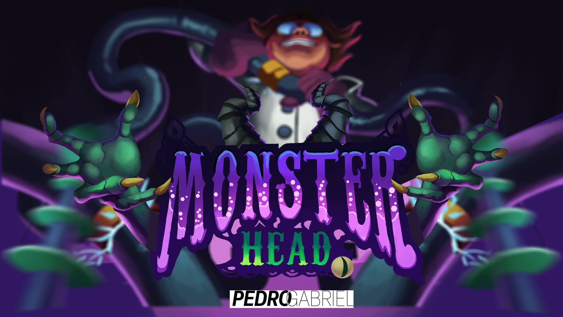 ArtStation - 'Monster Head' - Fictional portfolio game