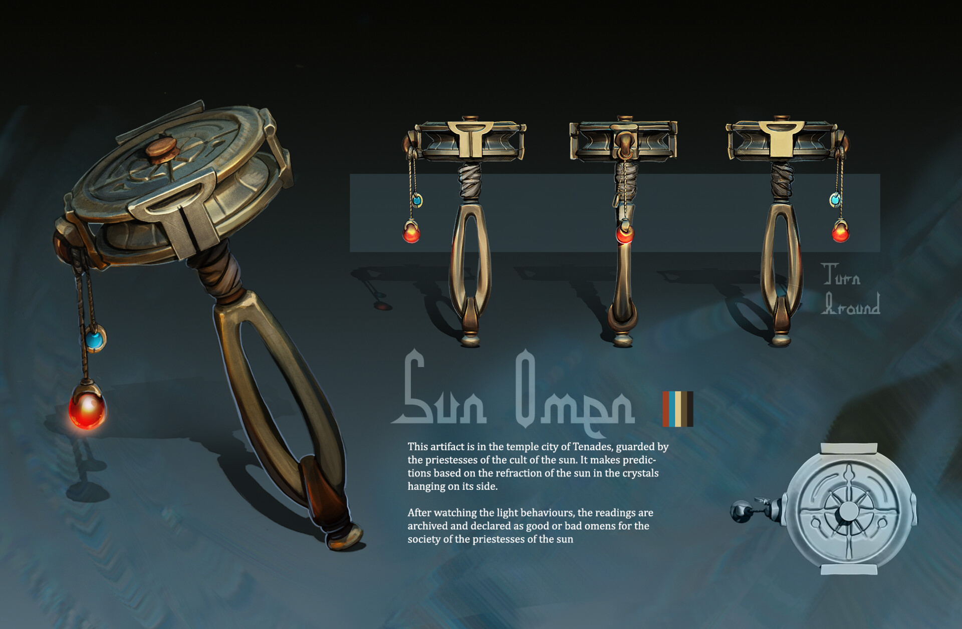 ArtStation - Sun Omen| Prop design