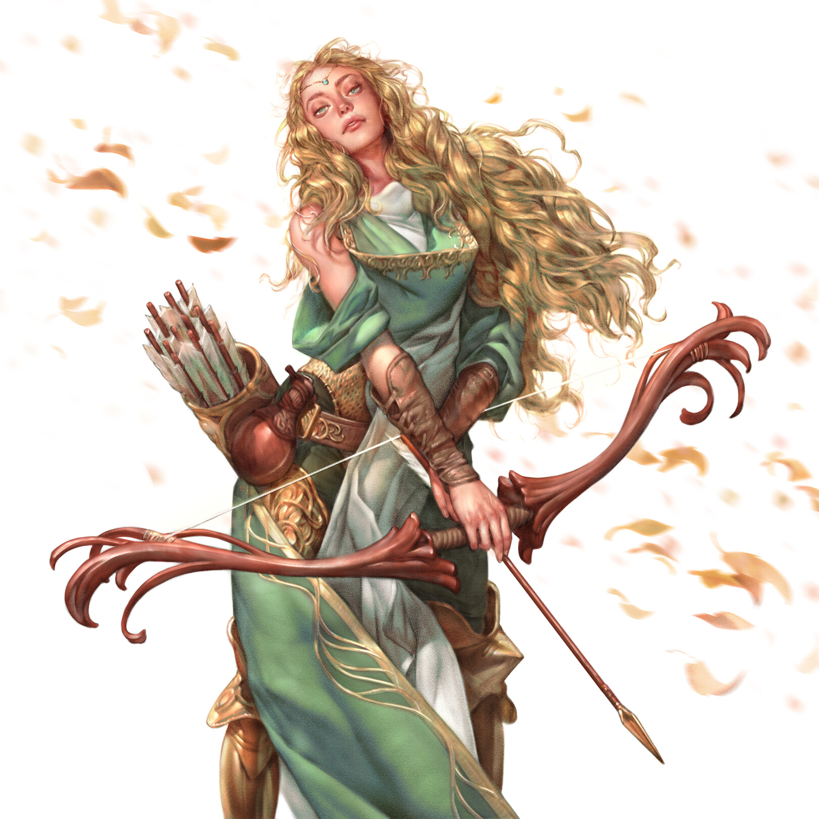 ArtStation - Golden Huntress