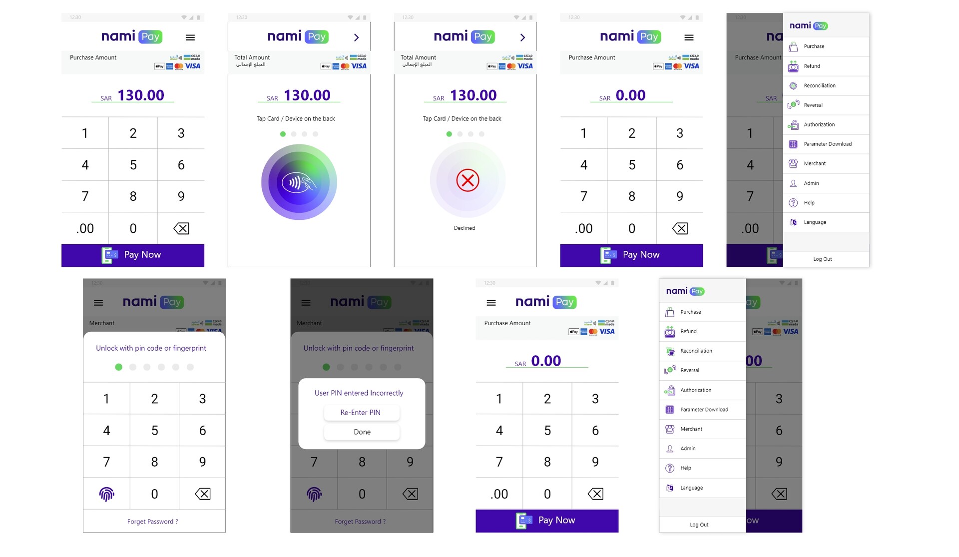Nikhil Kumar - Nami Payment App UI