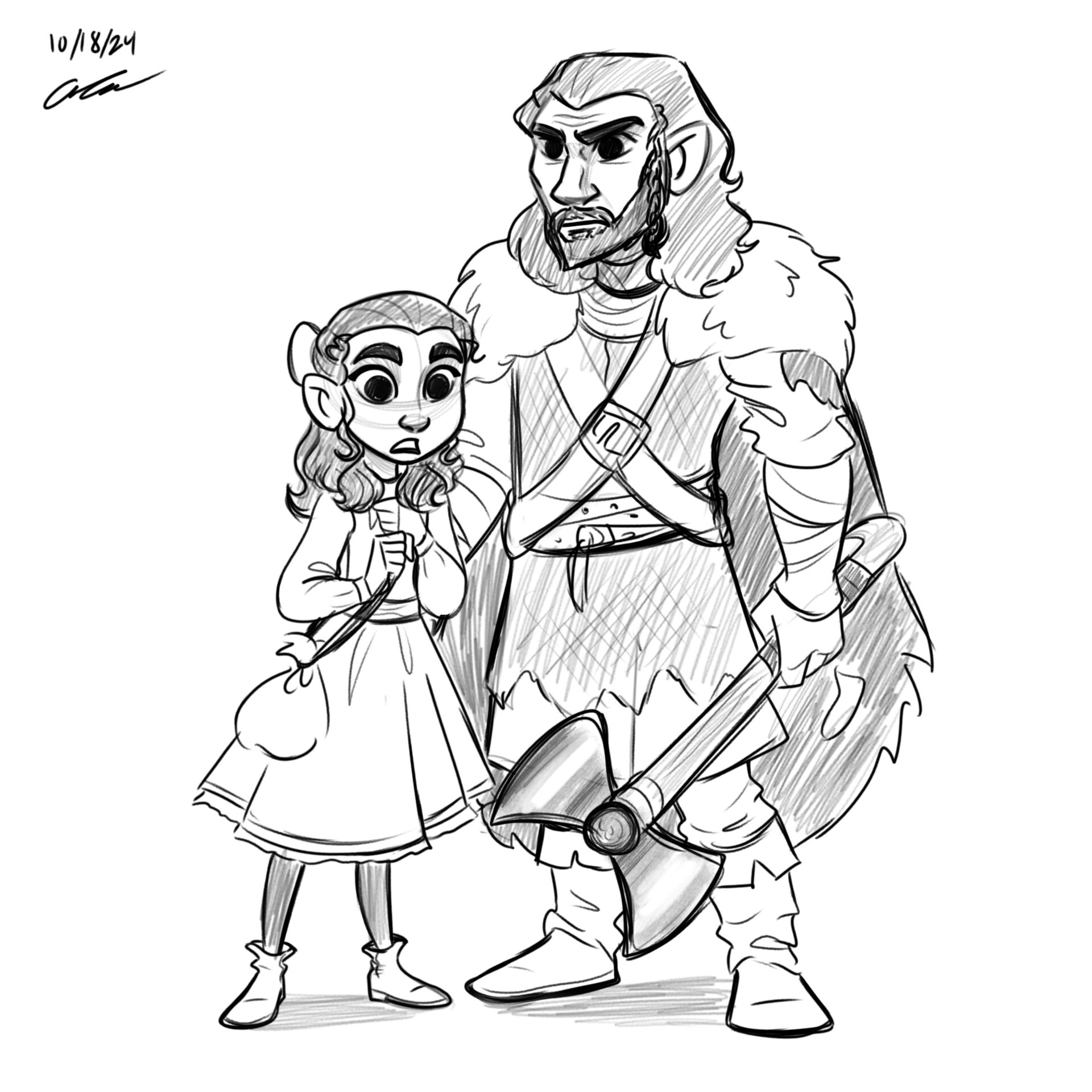ArtStation - Amelia and Burchard