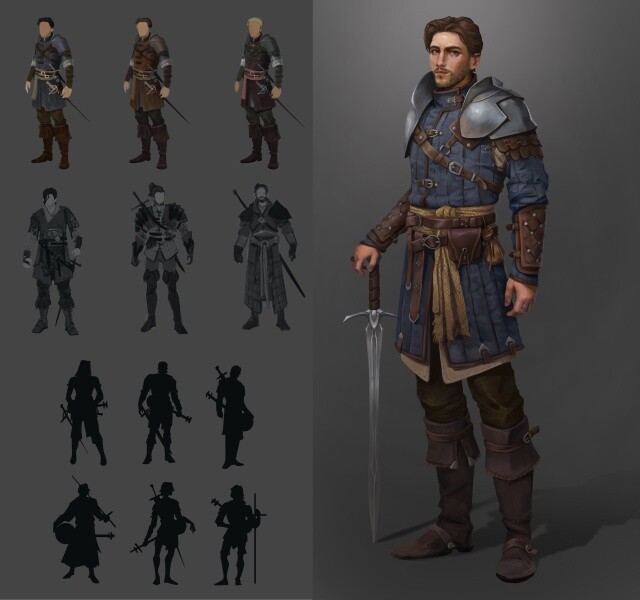 ArtStation - Lonely knight