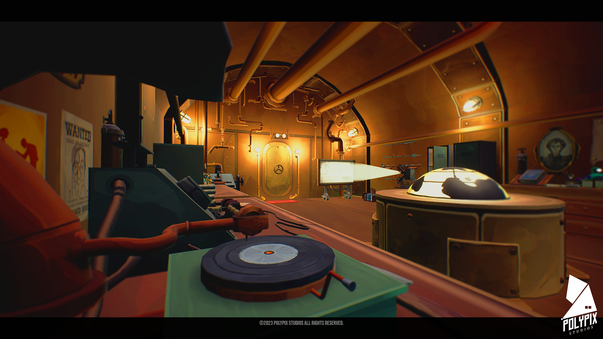 POLYPIX STUDIOS - Polypix Studios - Steampunk Submarine Interior