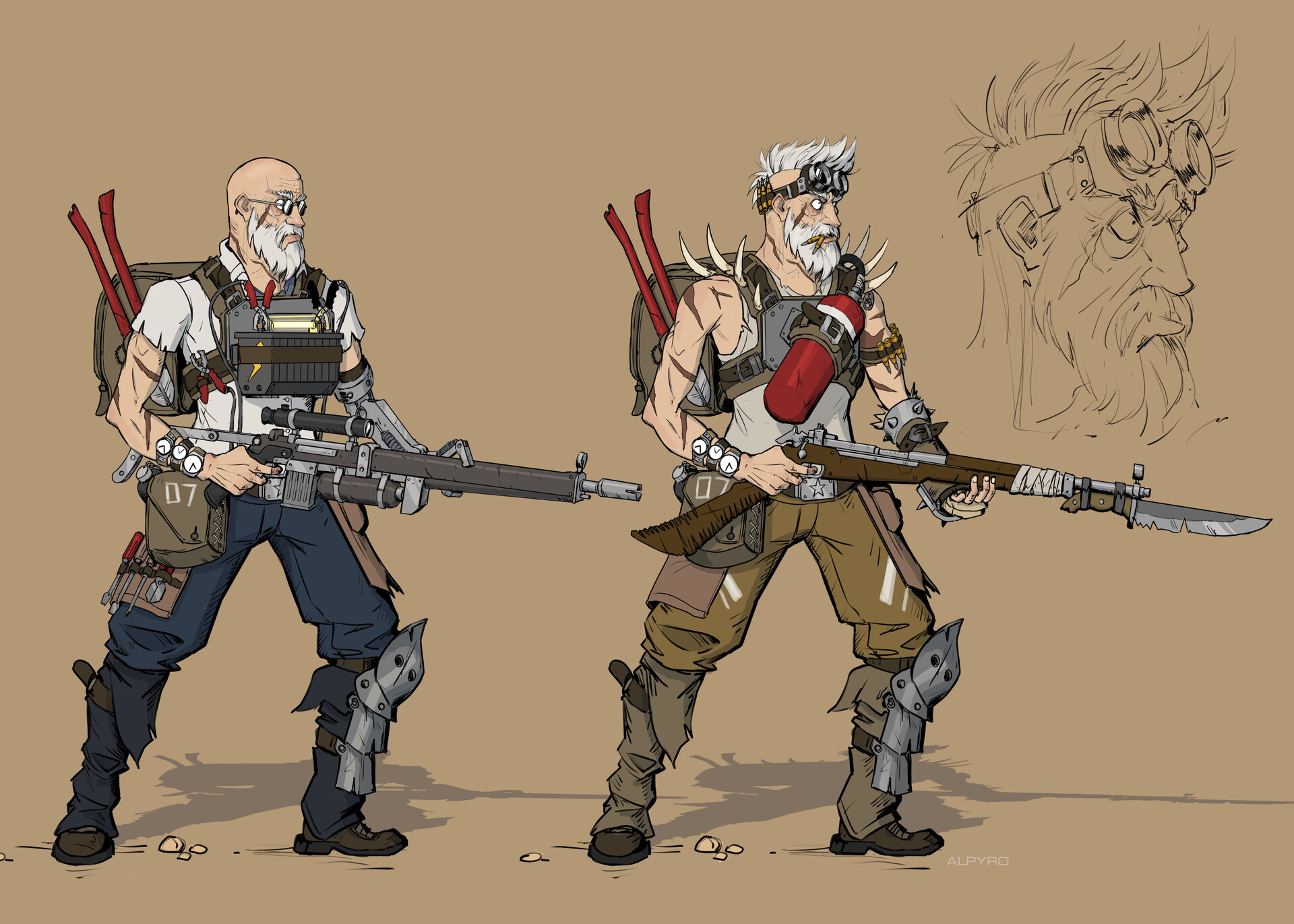 ArtStation - Post apo guy