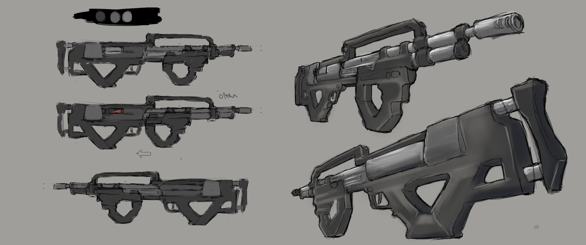 ArtStation - Sci-fi Weaponry