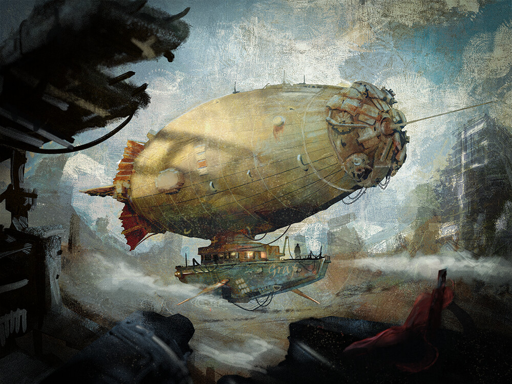 ArtStation - zeppelin dream