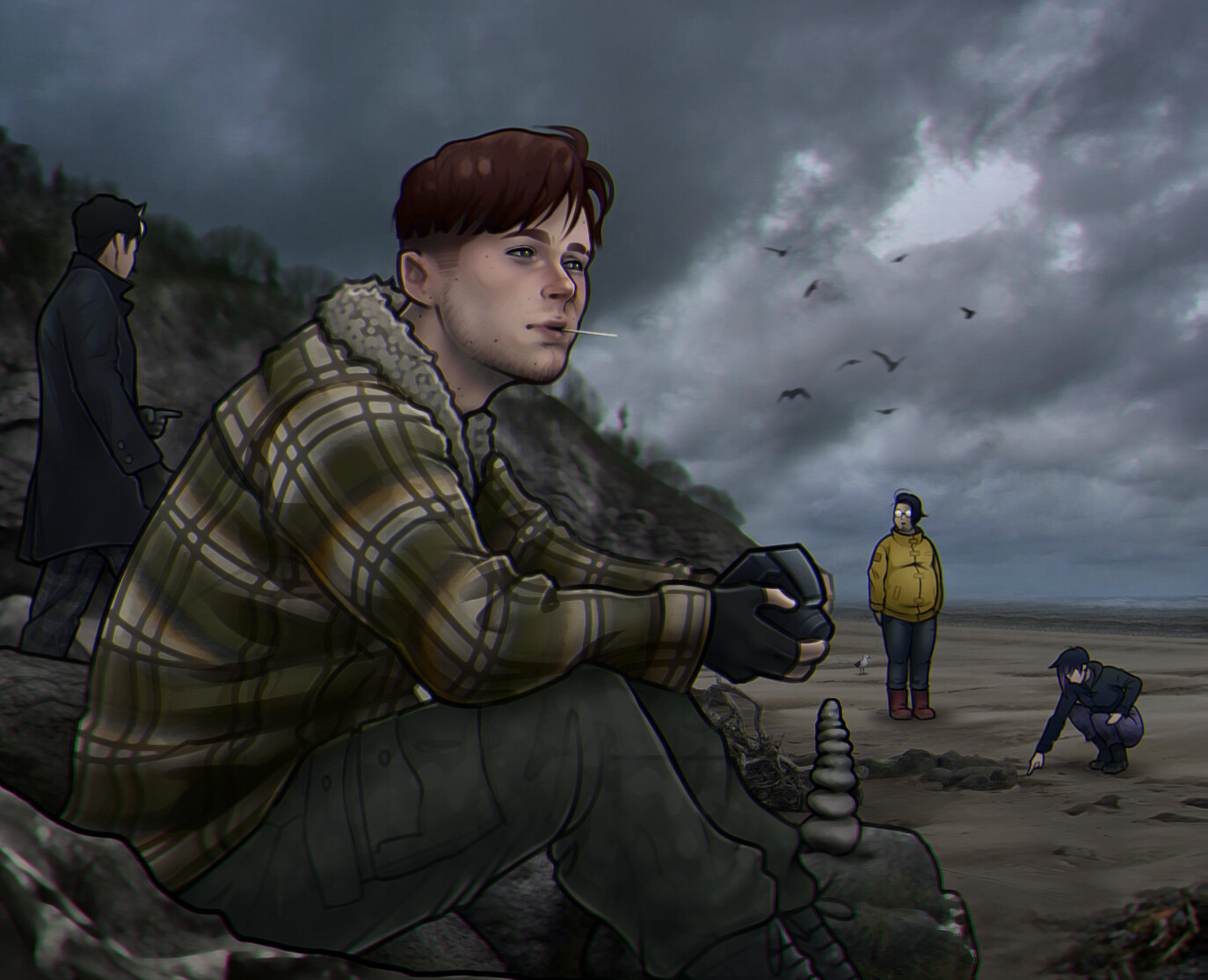 ArtStation - FTP on the beach