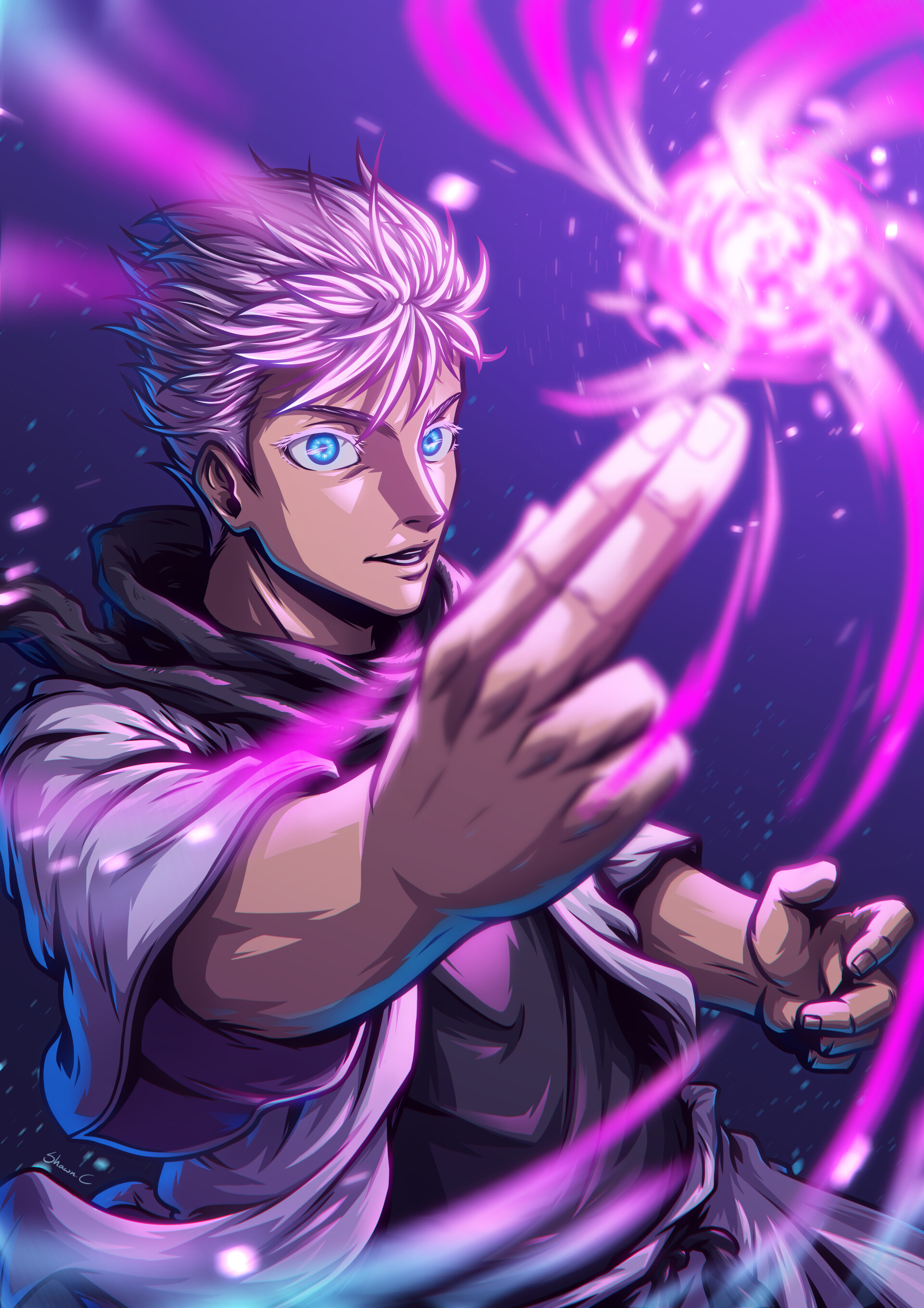 ArtStation - Jujutsu Kaisen - Gojo's Hollow Purple