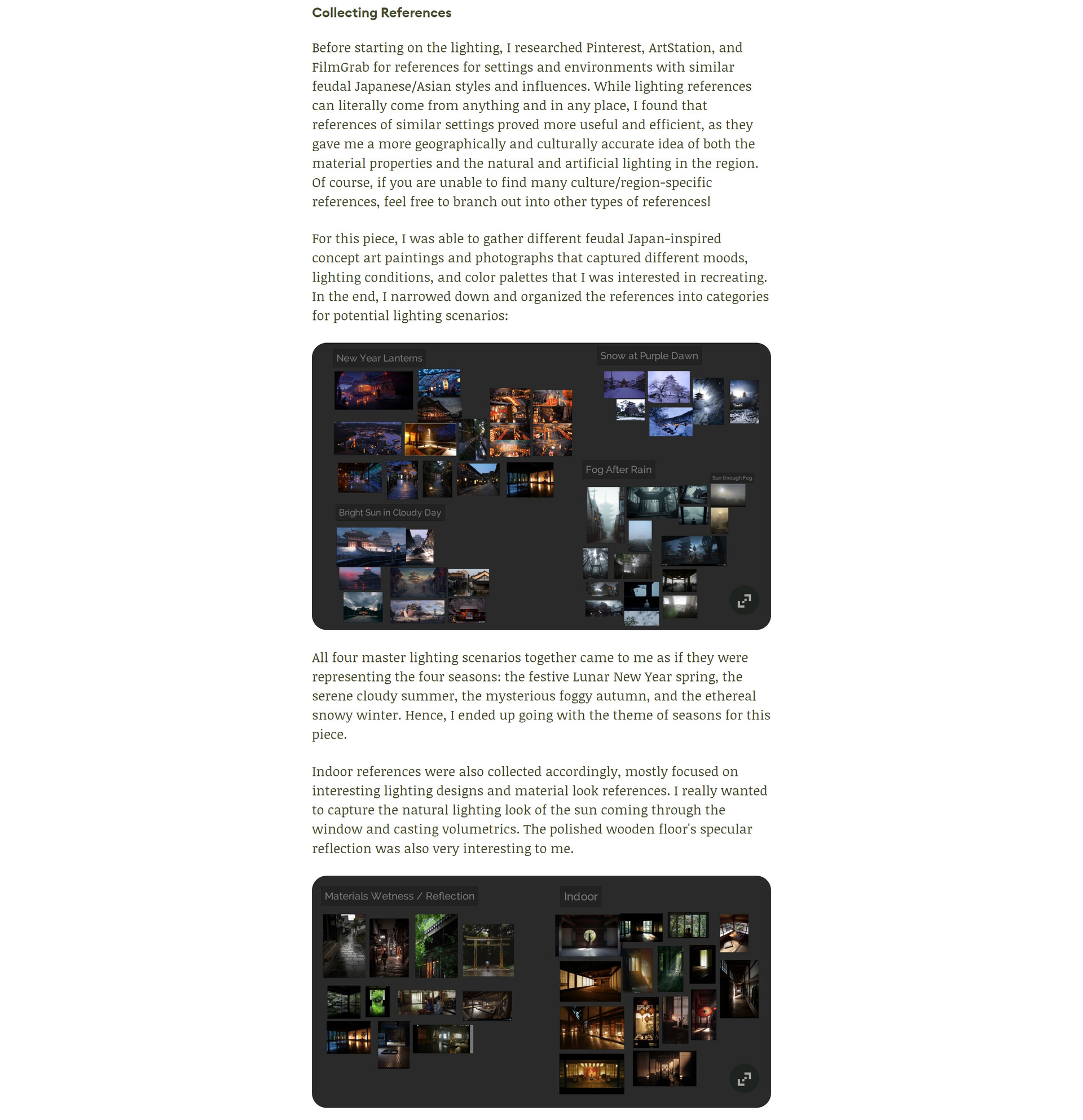 Rain Yan - 80 Level Interview & Breakdown - The Changing Seasons - UE5 Cinematic Lighting