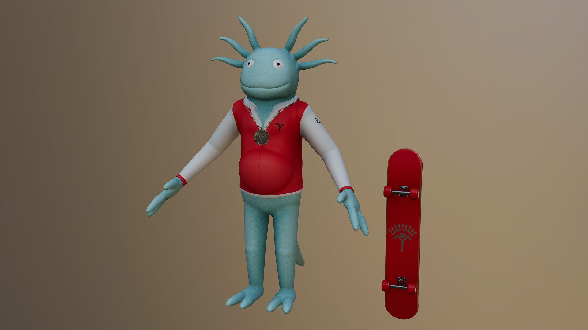 ArtStation - Axolotl Character Concept