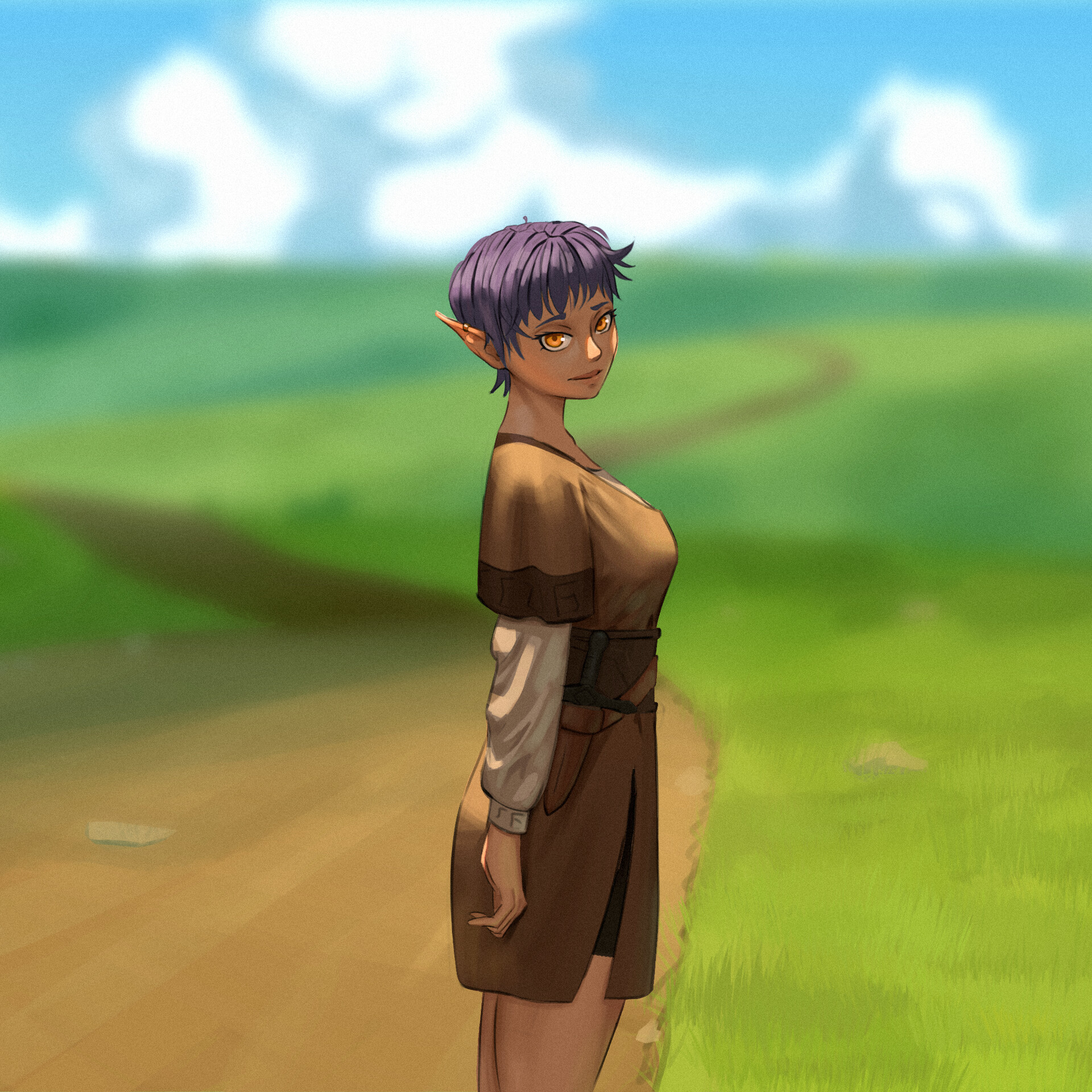 ArtStation - Elf Girl