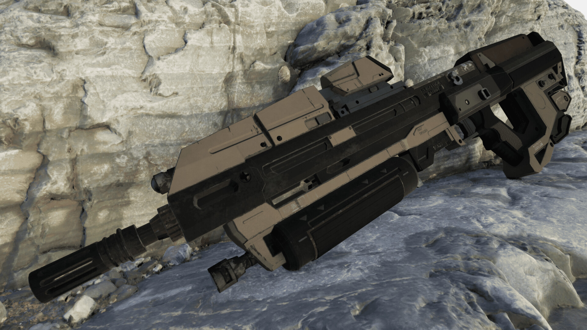 ArtStation - MA37 Assault Rifle