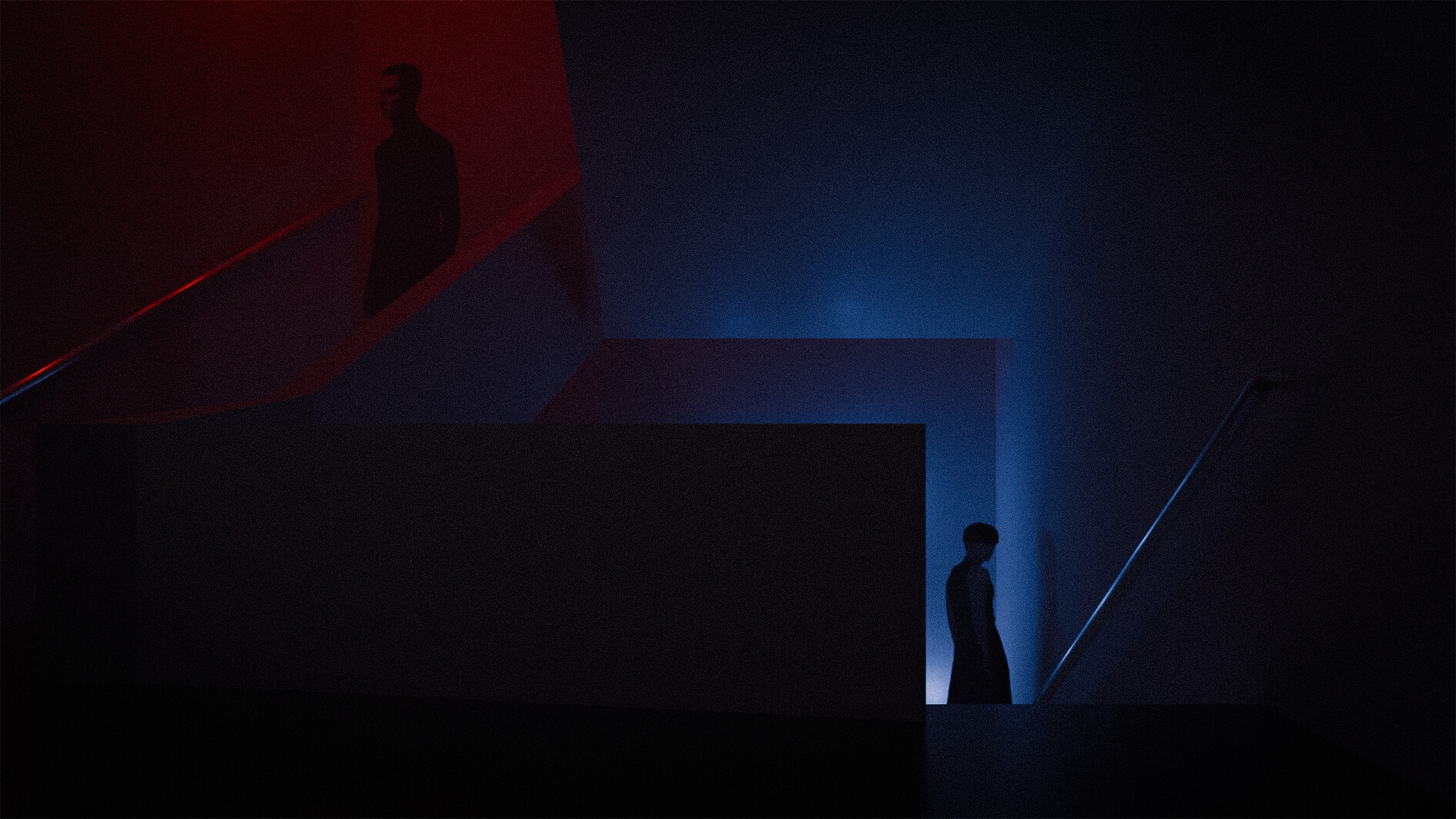 ArtStation - Two worlds, two paths, one haunting connection.