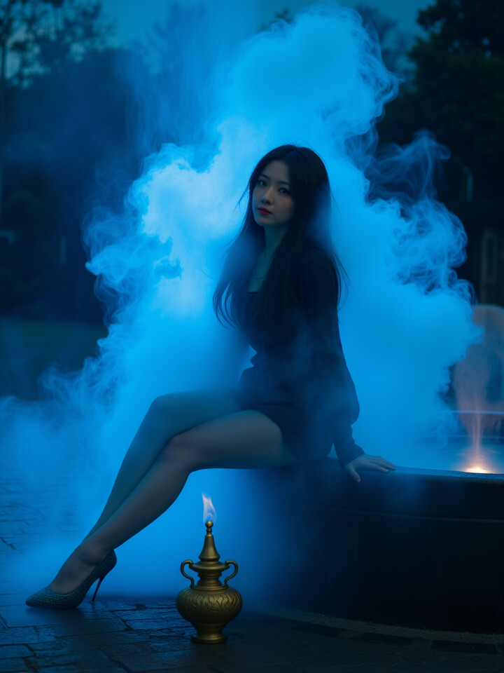 ArtStation - genie in smoke