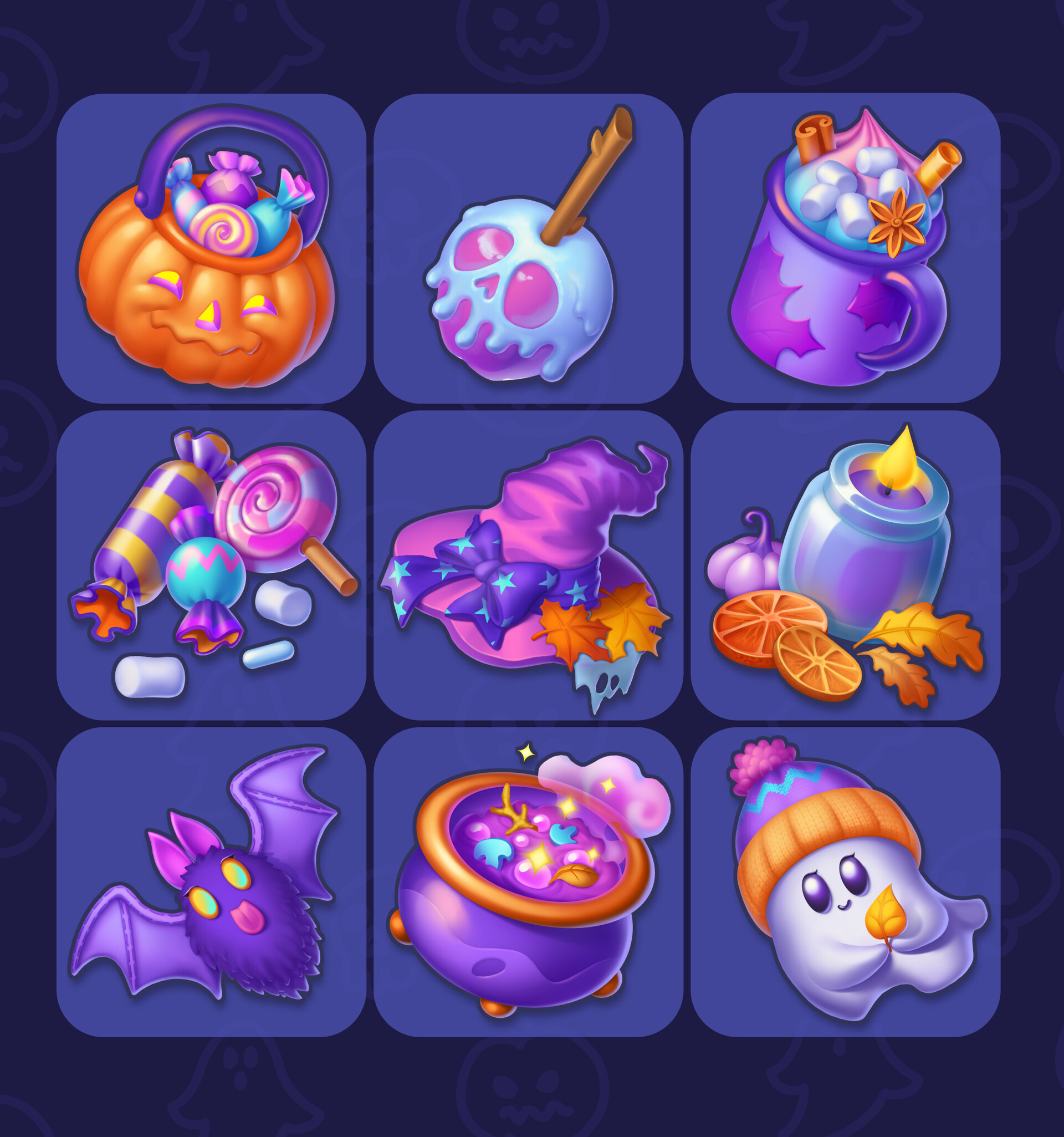 ArtStation - Halloween Icons