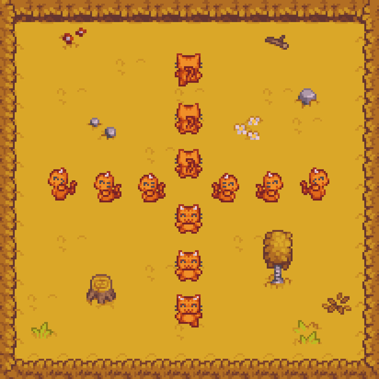 ArtStation - Cute cat pixelart animations