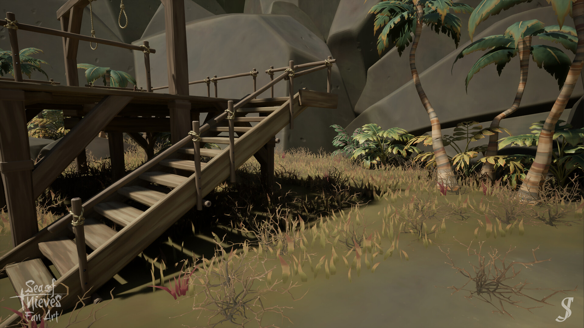 James Slater - The Gallows - Sea of Thieves Fan Art