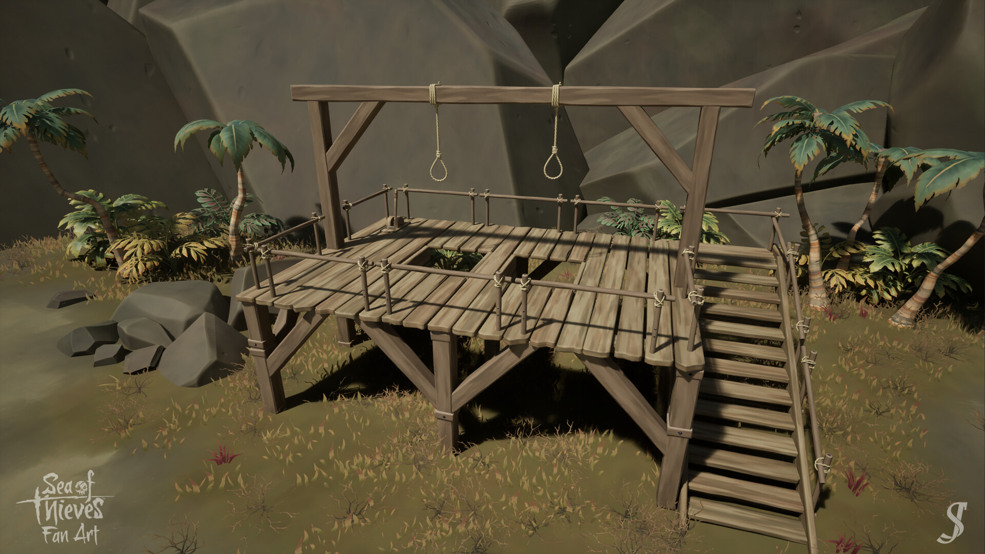 James Slater - The Gallows - Sea of Thieves Fan Art