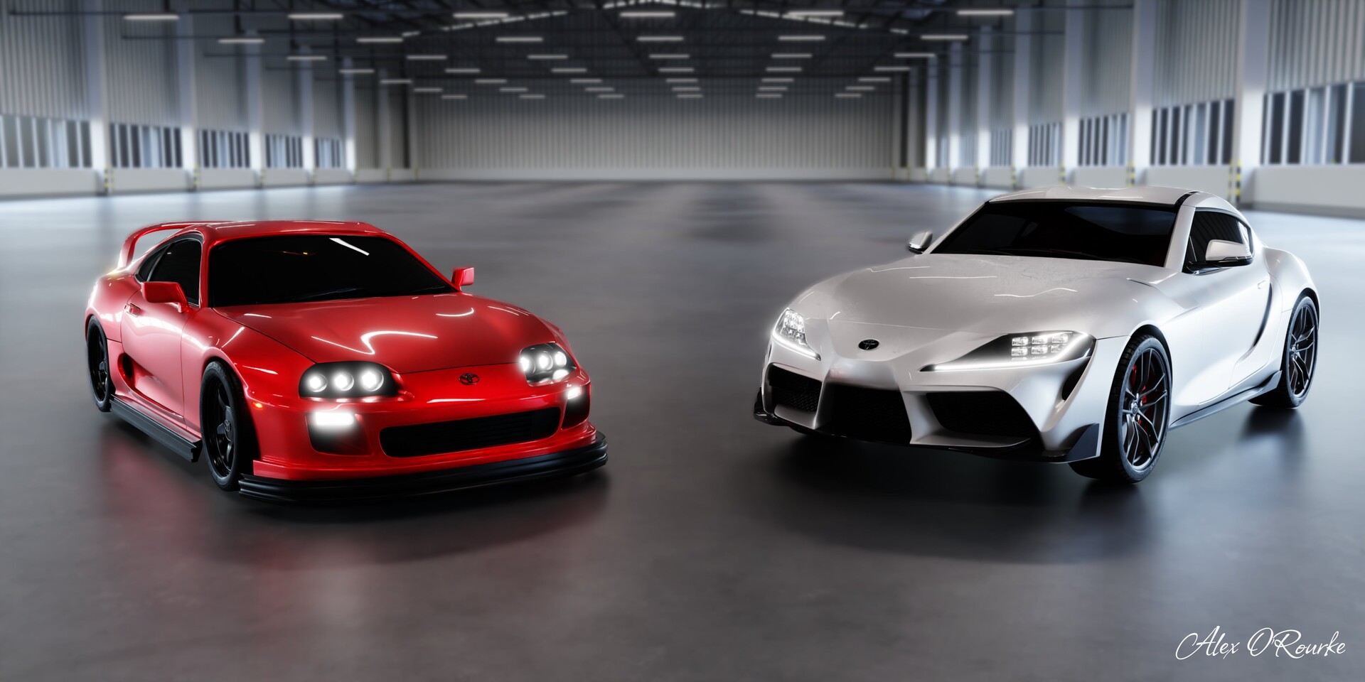 ArtStation - Toyota Supra's