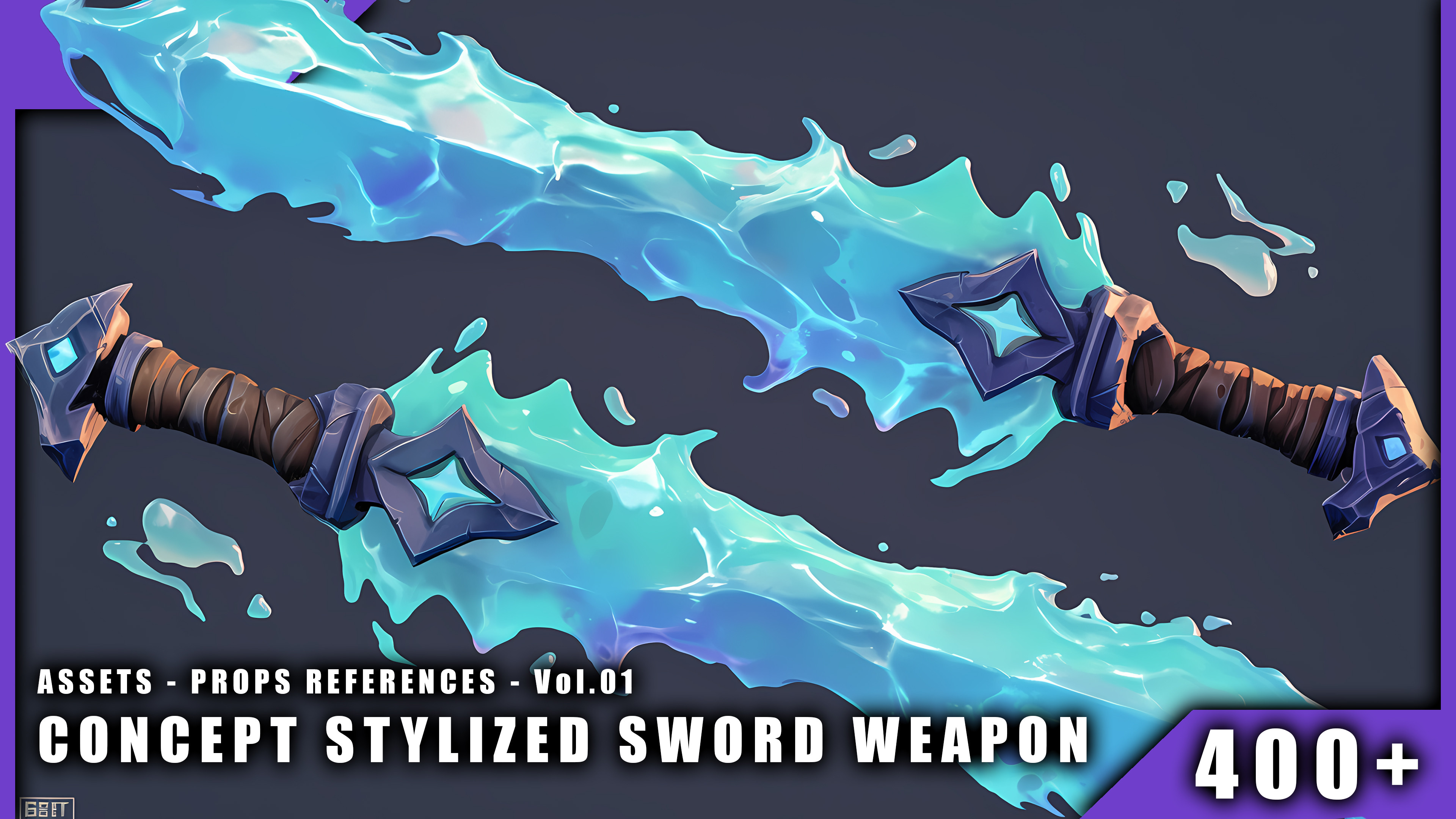 WaterLaw's Studio - 400+ Concept Stylized Sword Weapon - Assets & Props ...