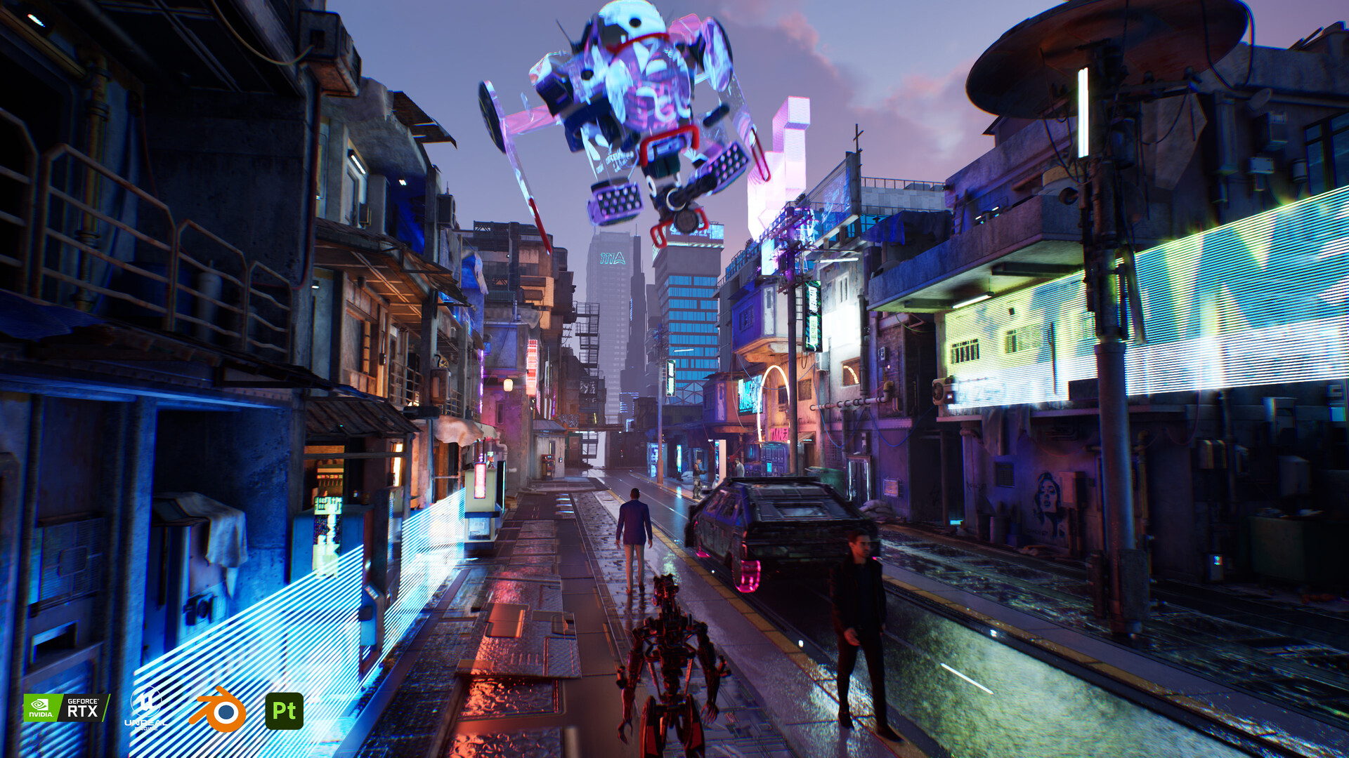 ArtStation - Cyberpunk City Unreal Engine by Oscar Creativo