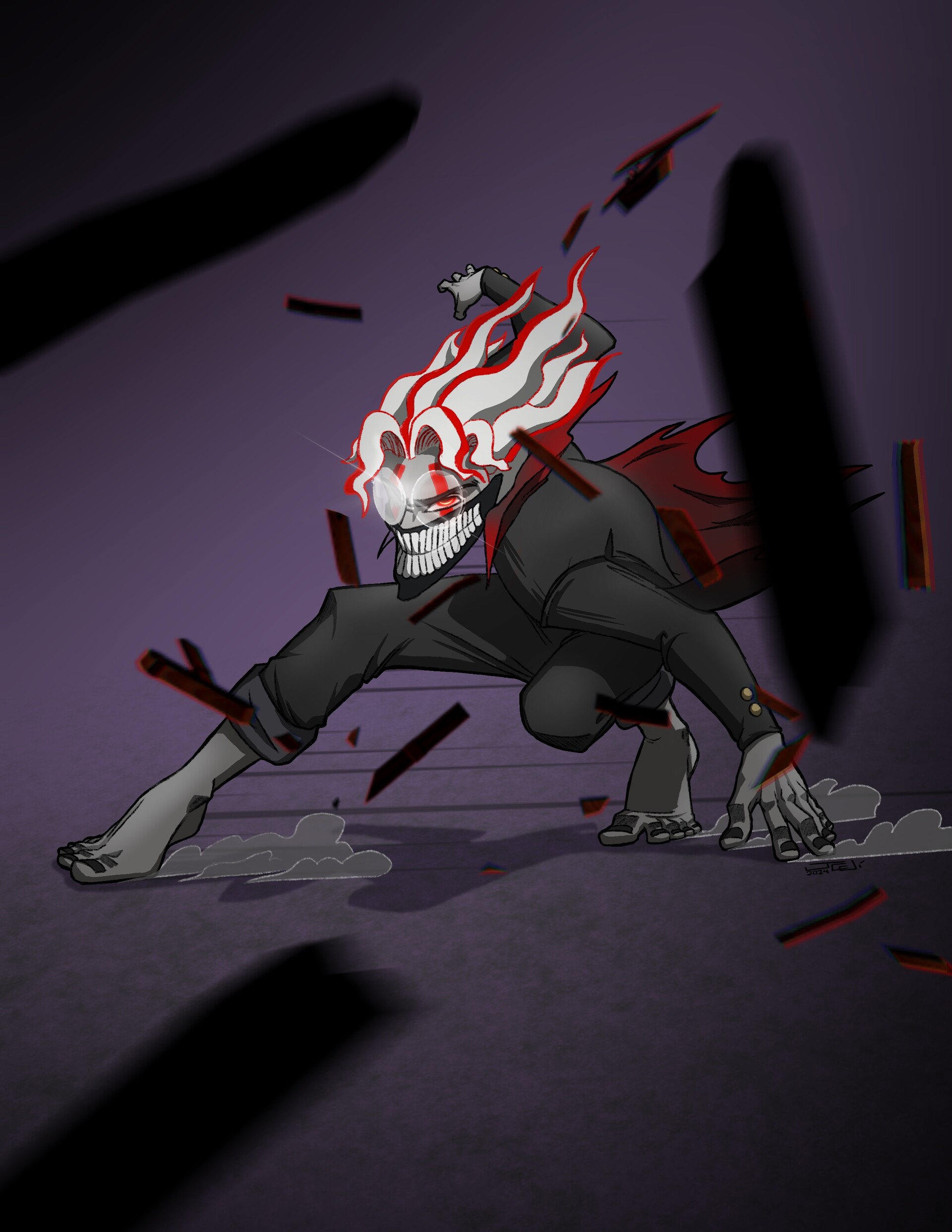 ArtStation - Okarun Fan Art - DanDaDan