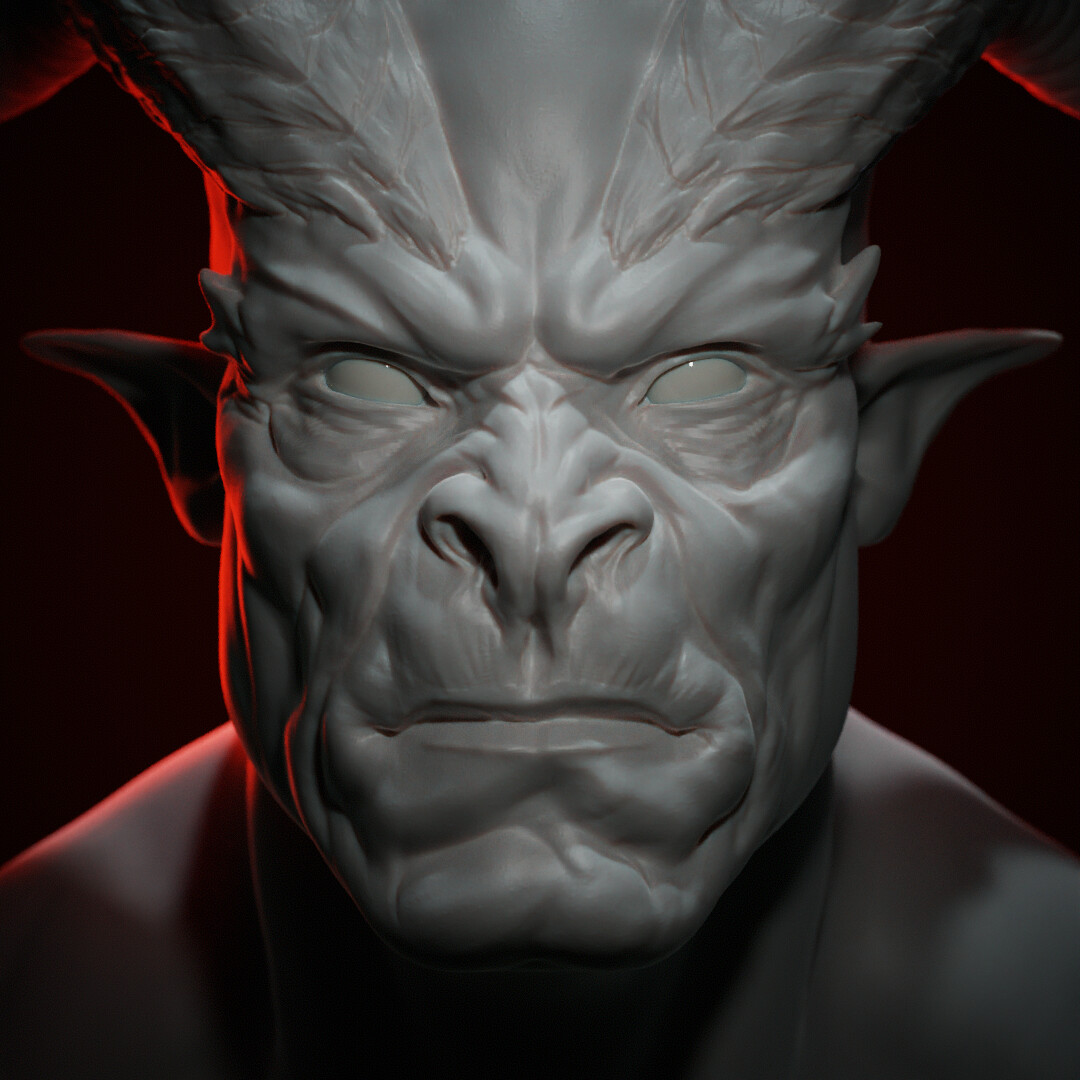 ArtStation - Demon Bust