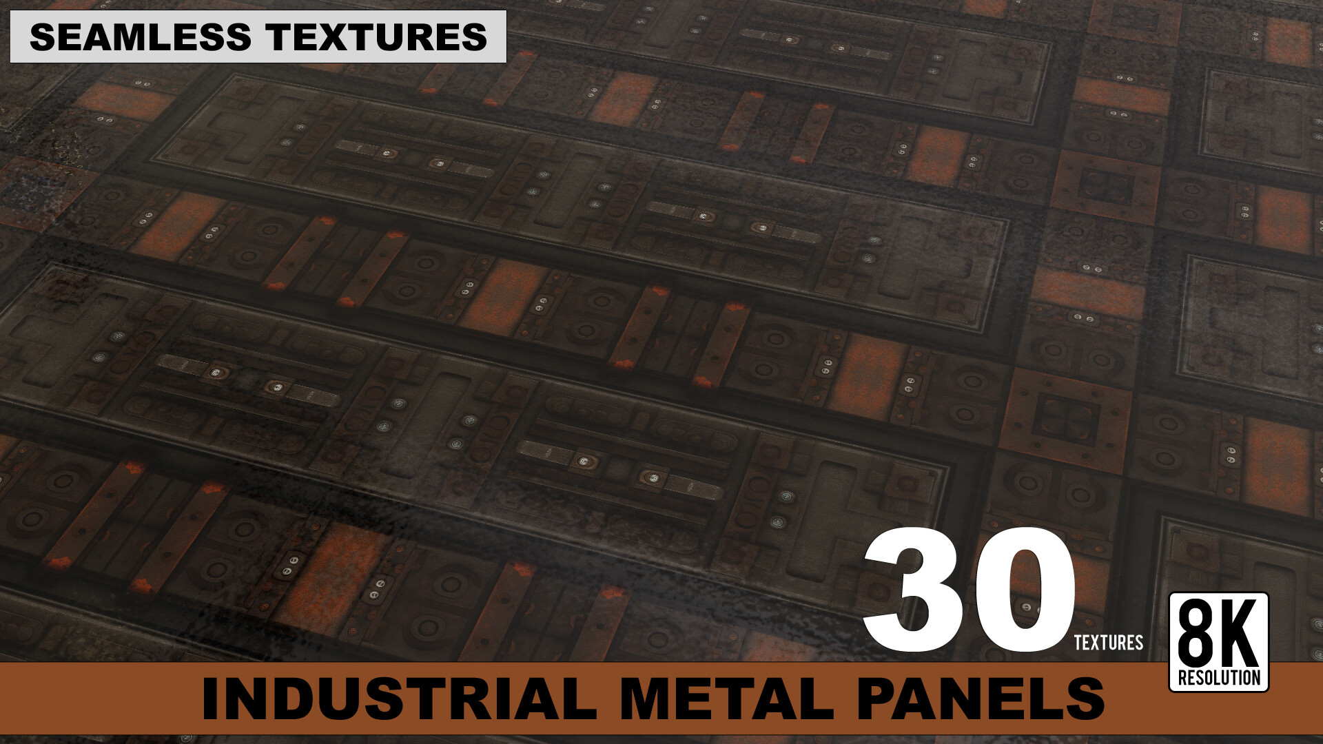 Material Forge - Industrial Metal Panels Seamless Textures