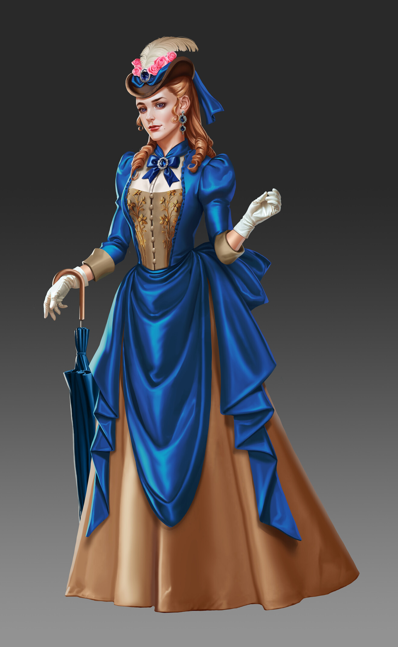 ArtStation - A victorian young girl