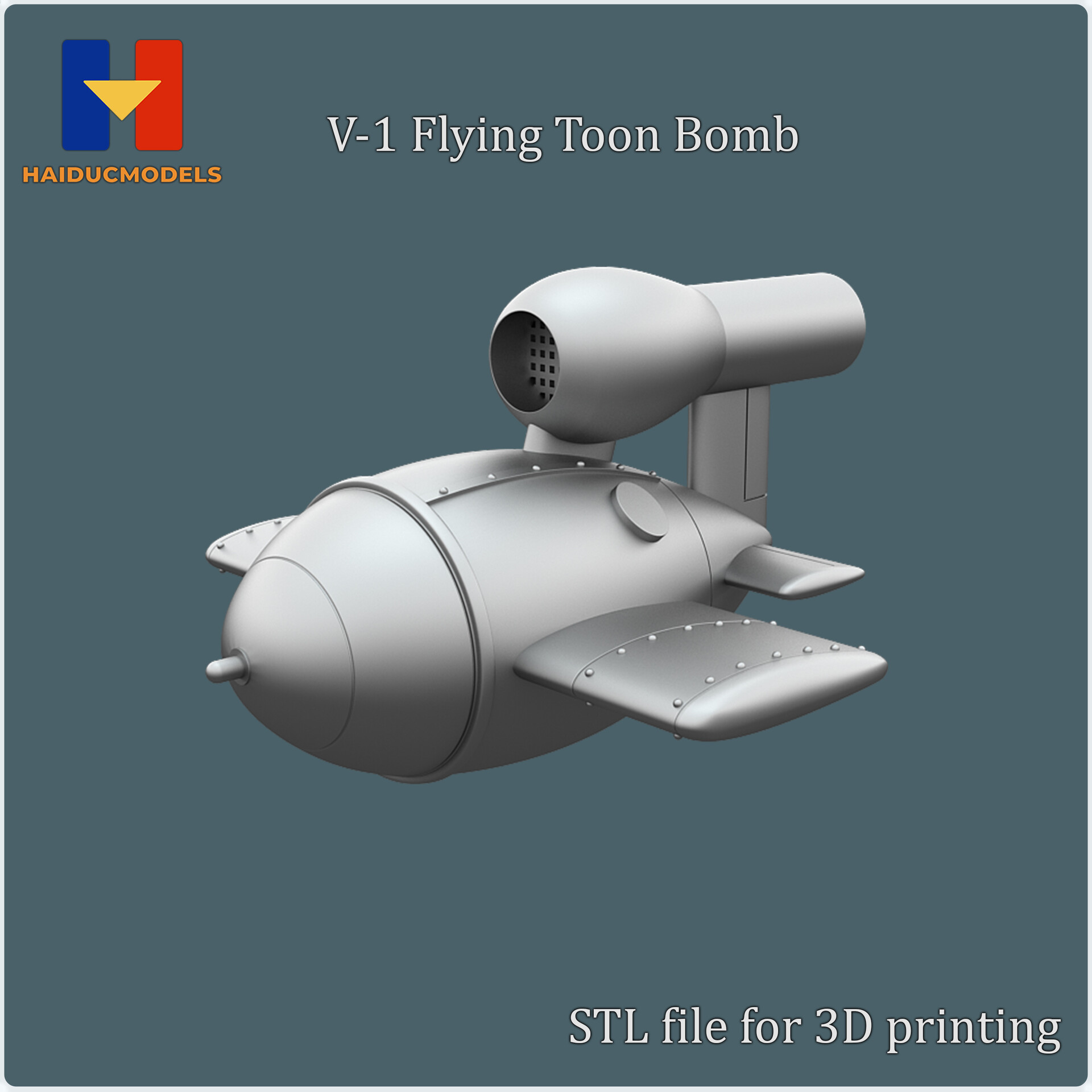 ArtStation - V-1 Flying Toon Bomb