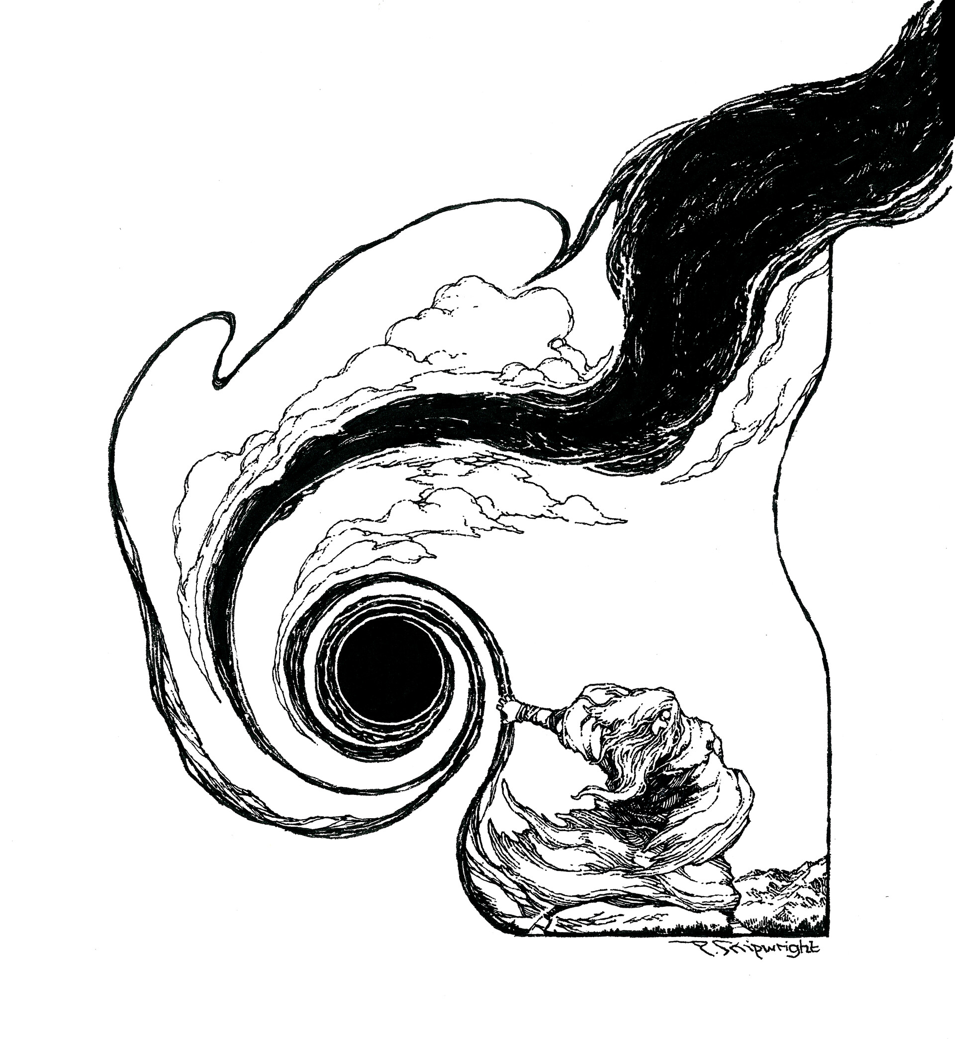 distortion art examples