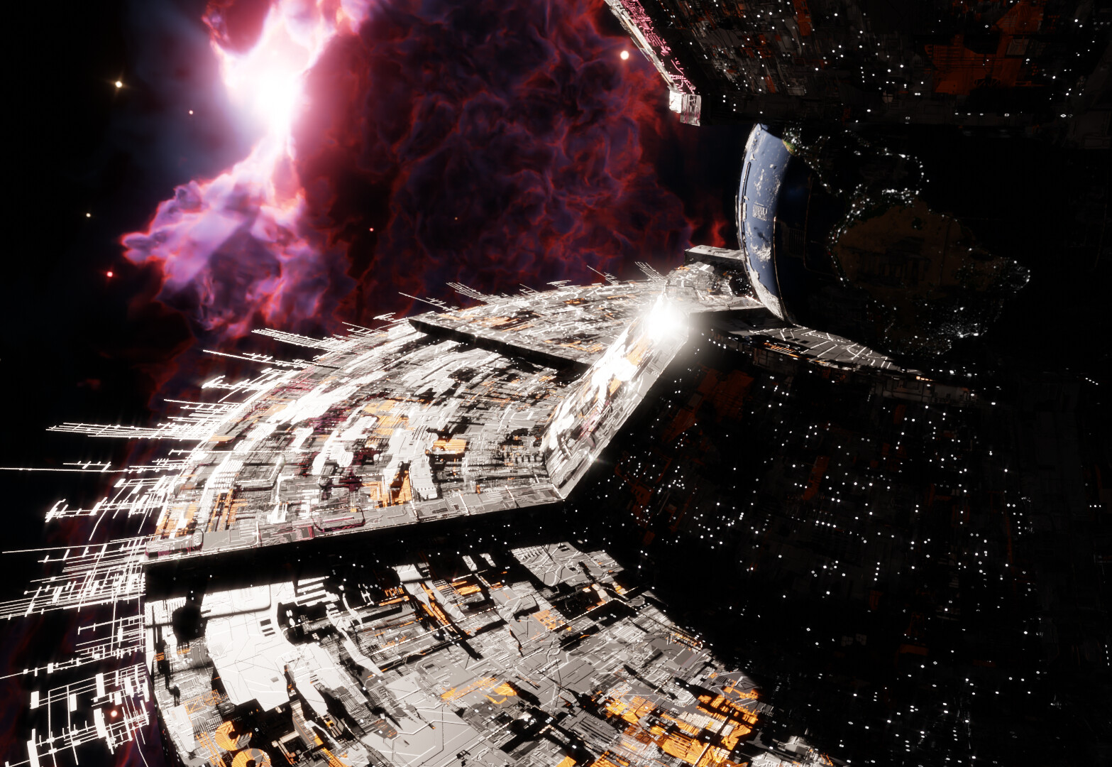 ArtStation - Orbital Fortress