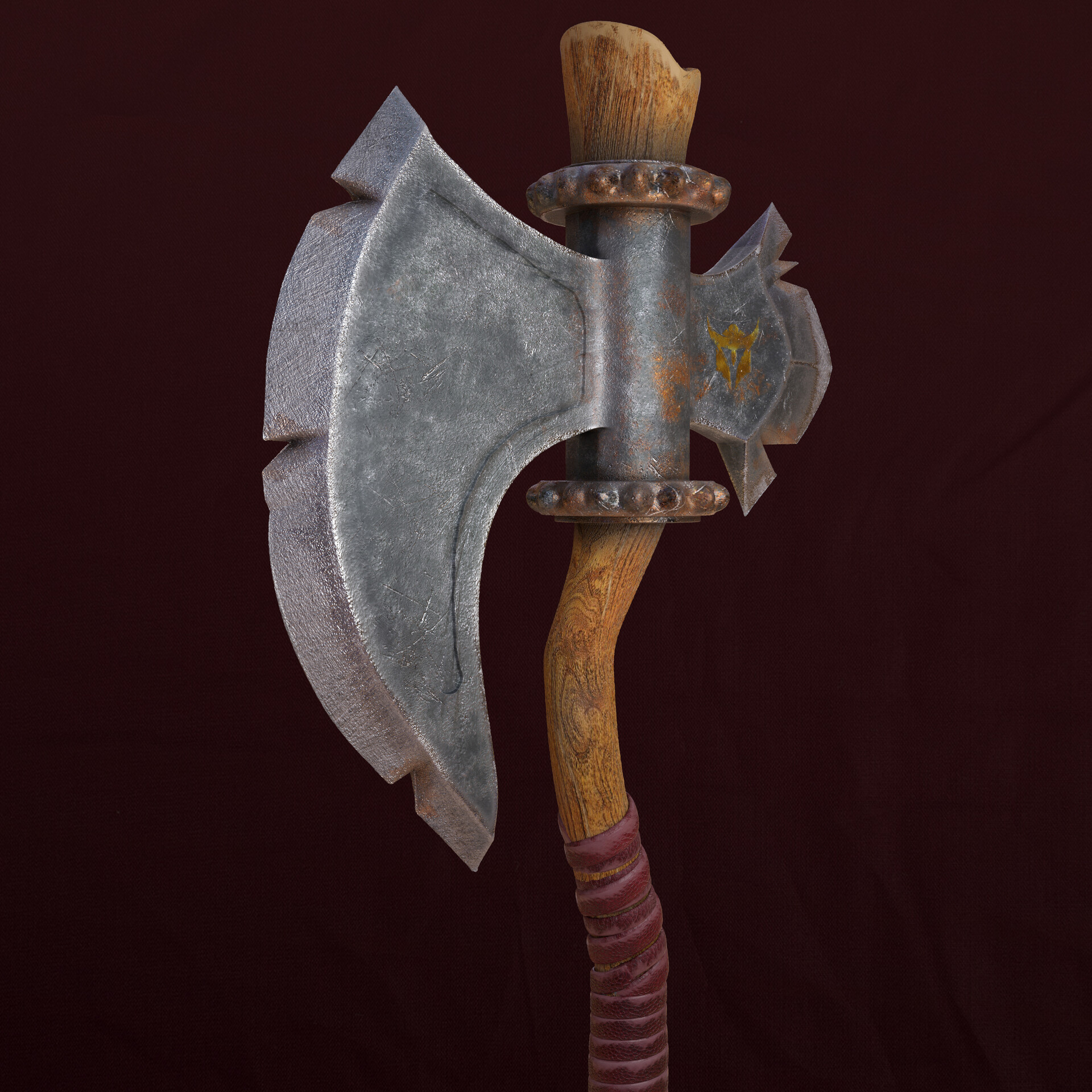 ArtStation - 3d Axe - Material study