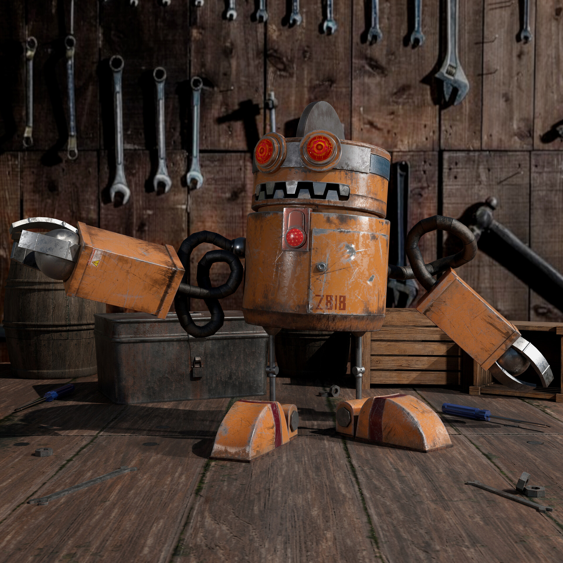 Rohan Dey - Old Rusty Robot