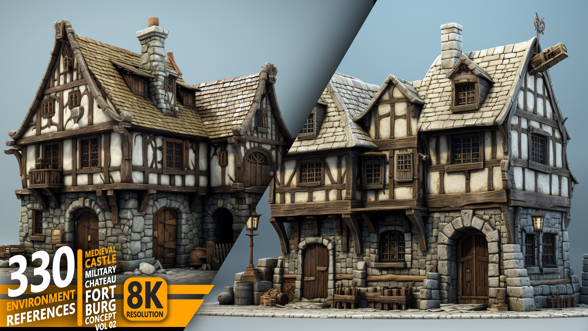 DreamWork | Studio - 320 Medieval Castle-Military-Chateau-Fort-Burg ...